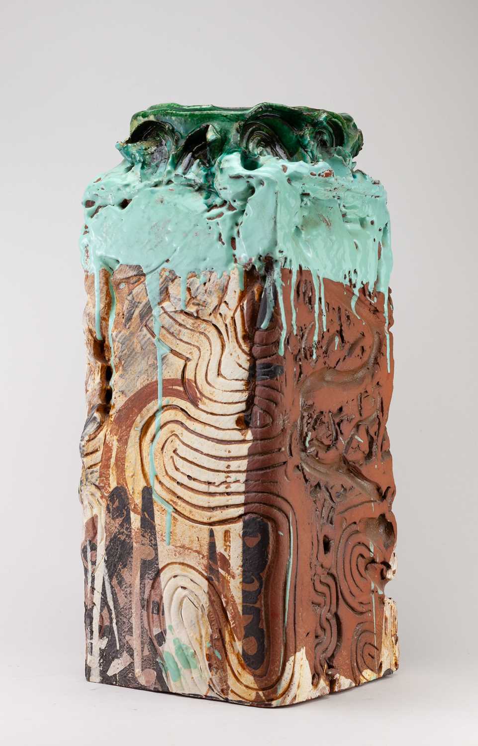 Lot 563 - SIMON CARROLL (1964-2009); a tall square