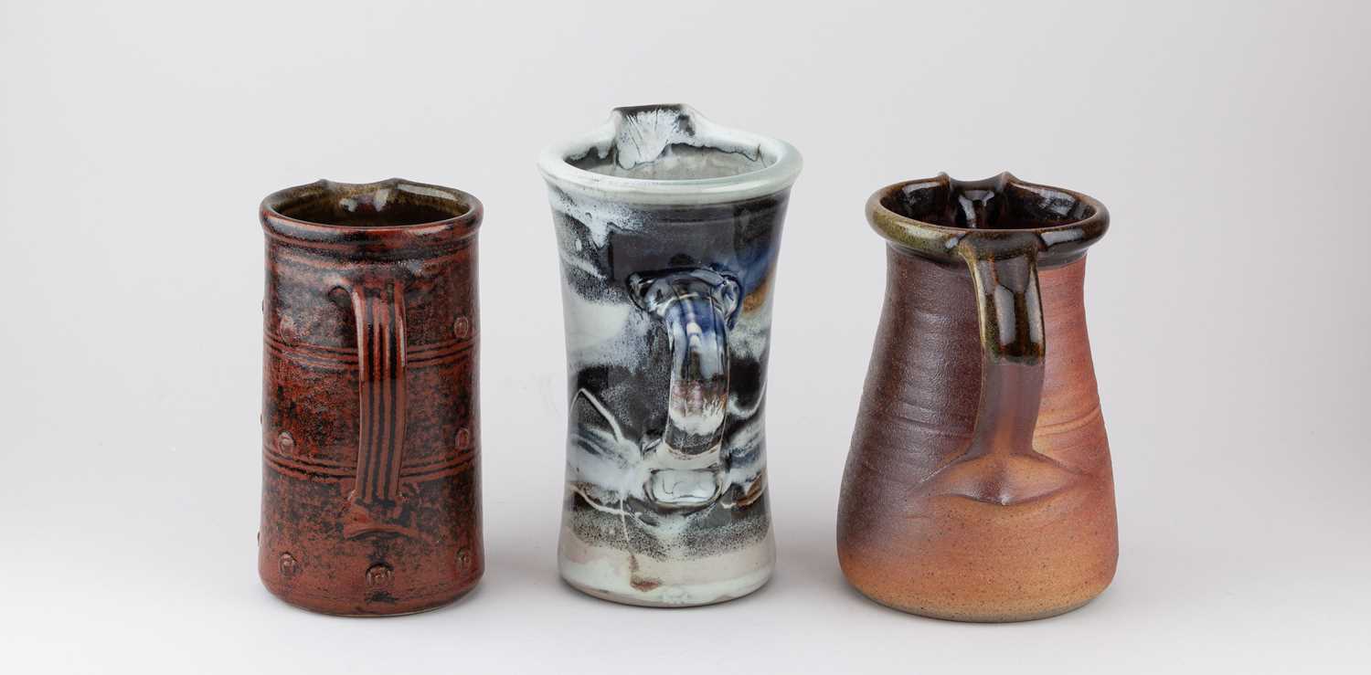 Lot 415 - MICHAEL CASSON (1925-2003); a stoneware jug