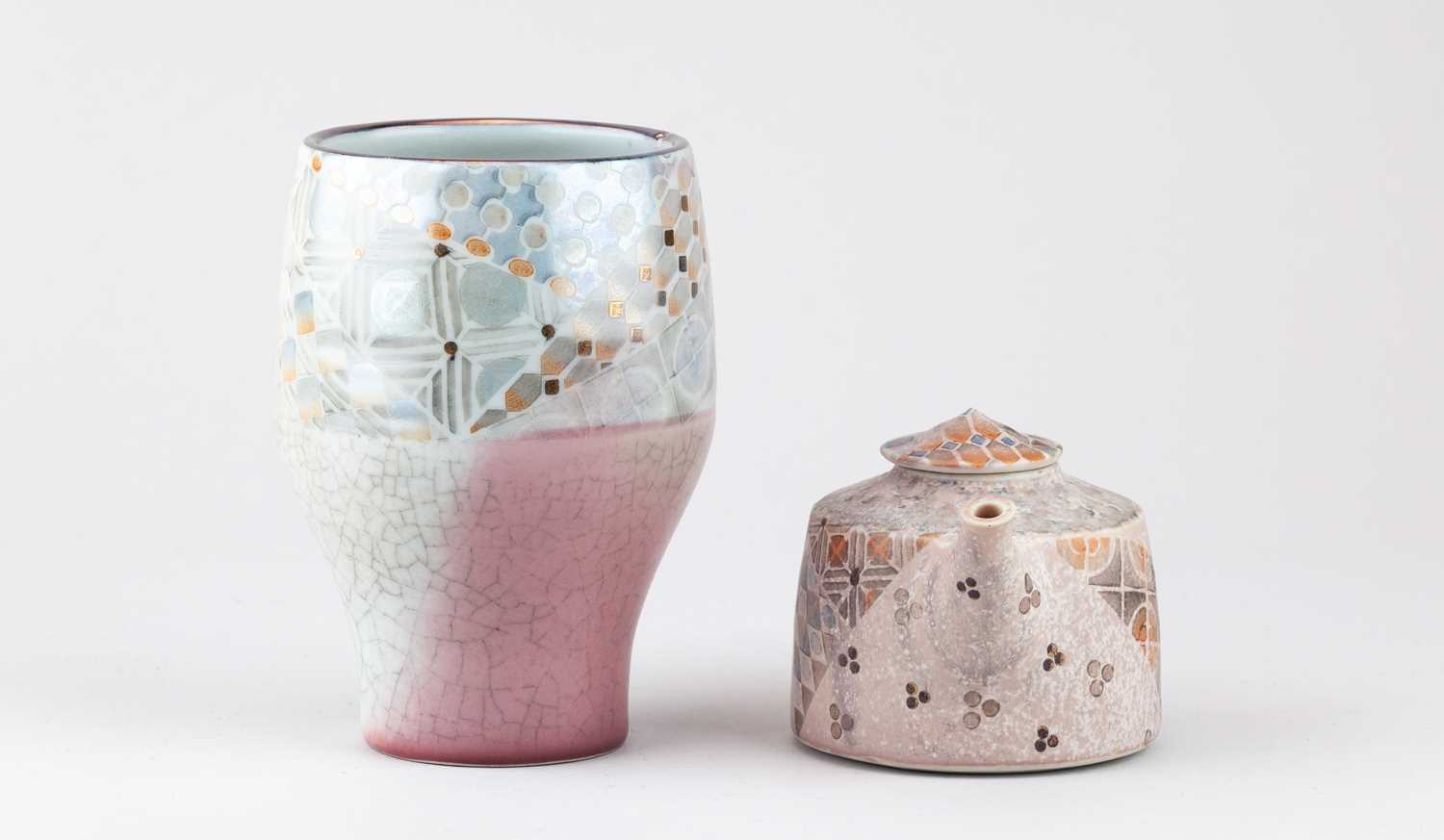 Lot 336 - JOHN WHEELDON (born 1950); a porcelain