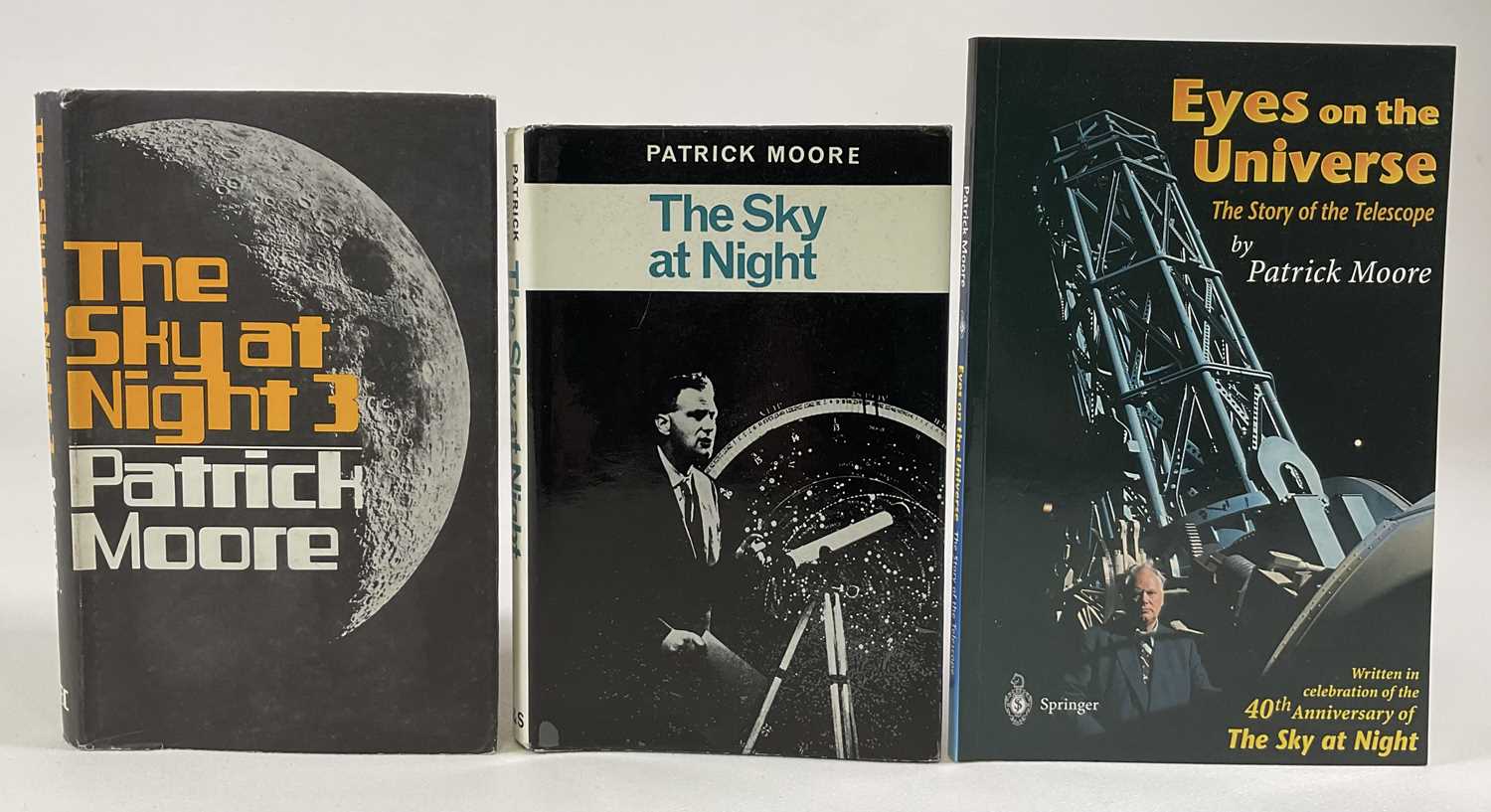 Lot 1390 - PATRICK MOORE; The Sky at Night 3' 1970,