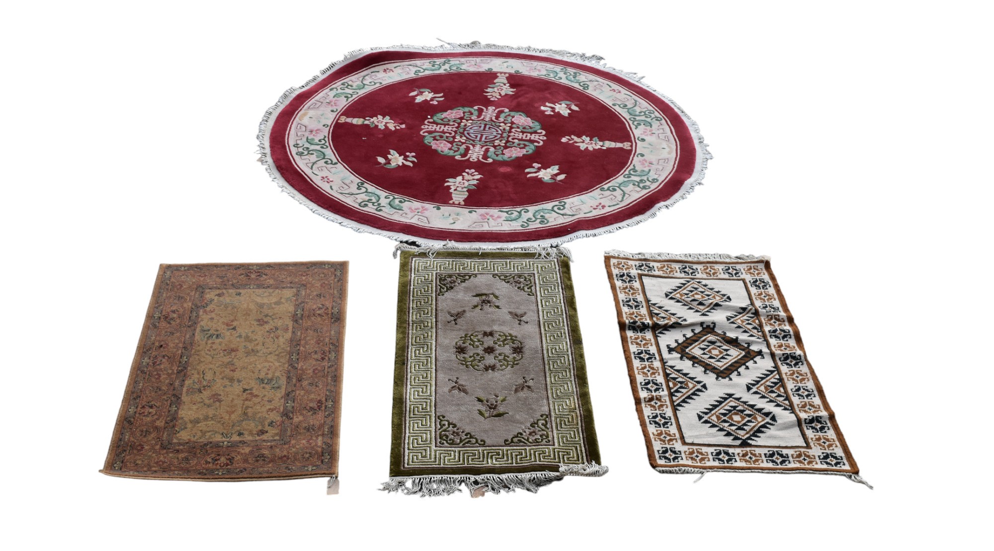 Lot 348 - A group of four modern carpets to include a