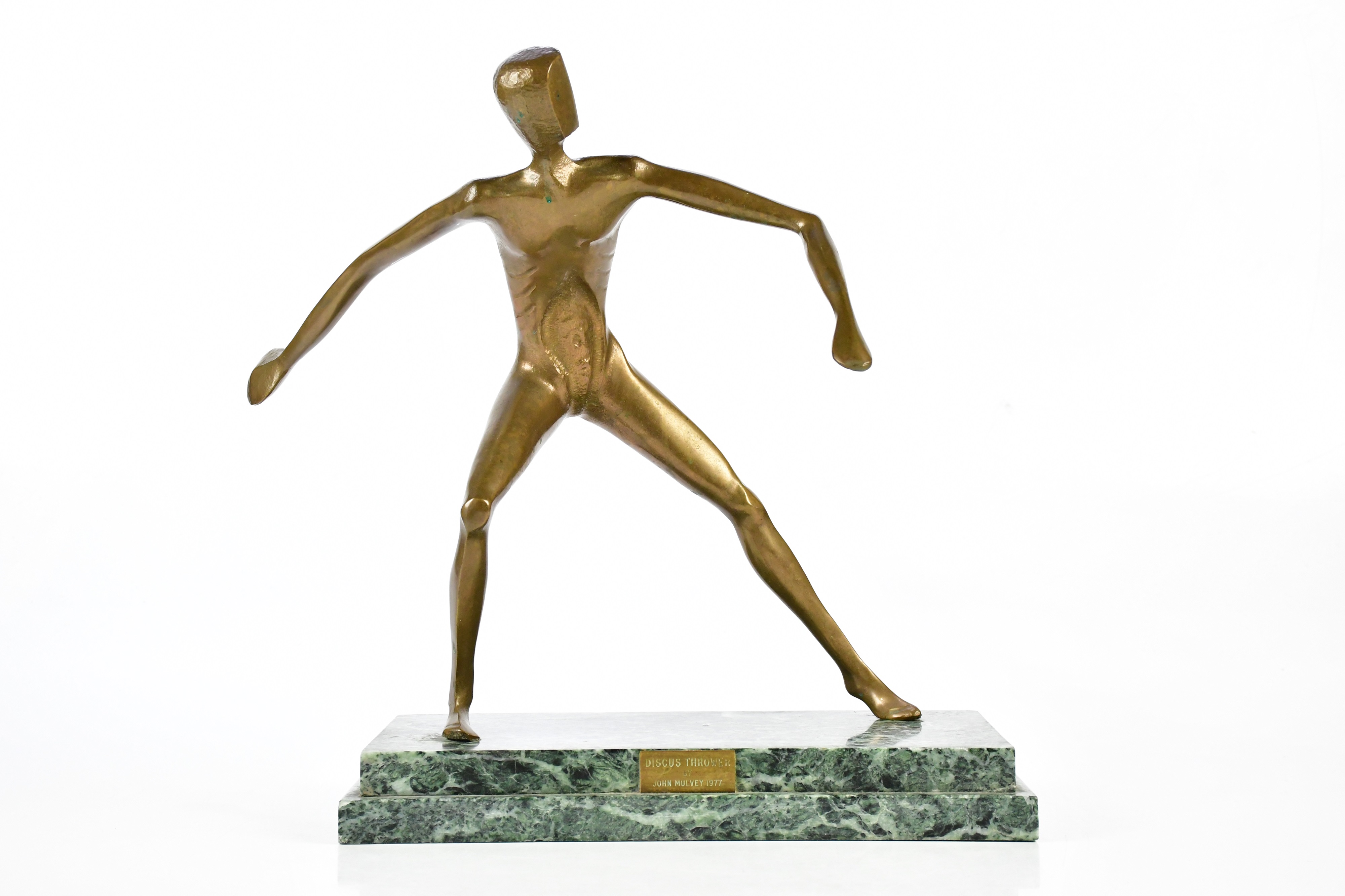 Lot 1175 - JOHN MULVEY (born 1939); a bronze sculpture,