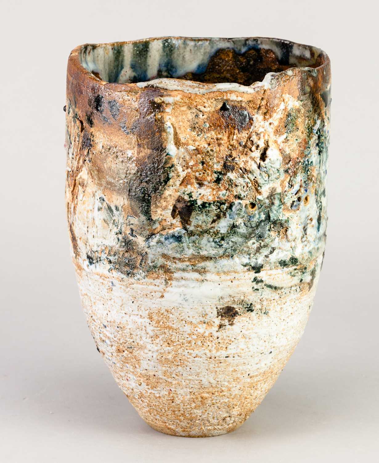 Lot 657 - ROBIN WELCH (1936-2019); a stoneware vessel