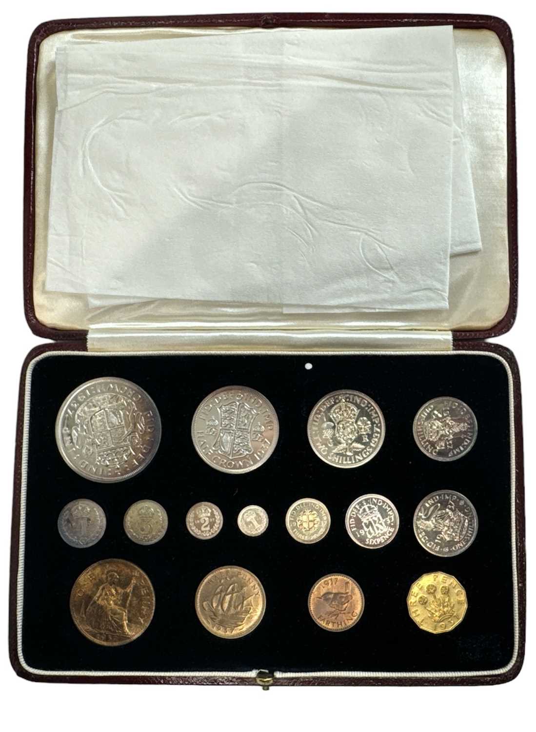 Lot 800 - THE ROYAL MINT; a 1937 specimen coin set
