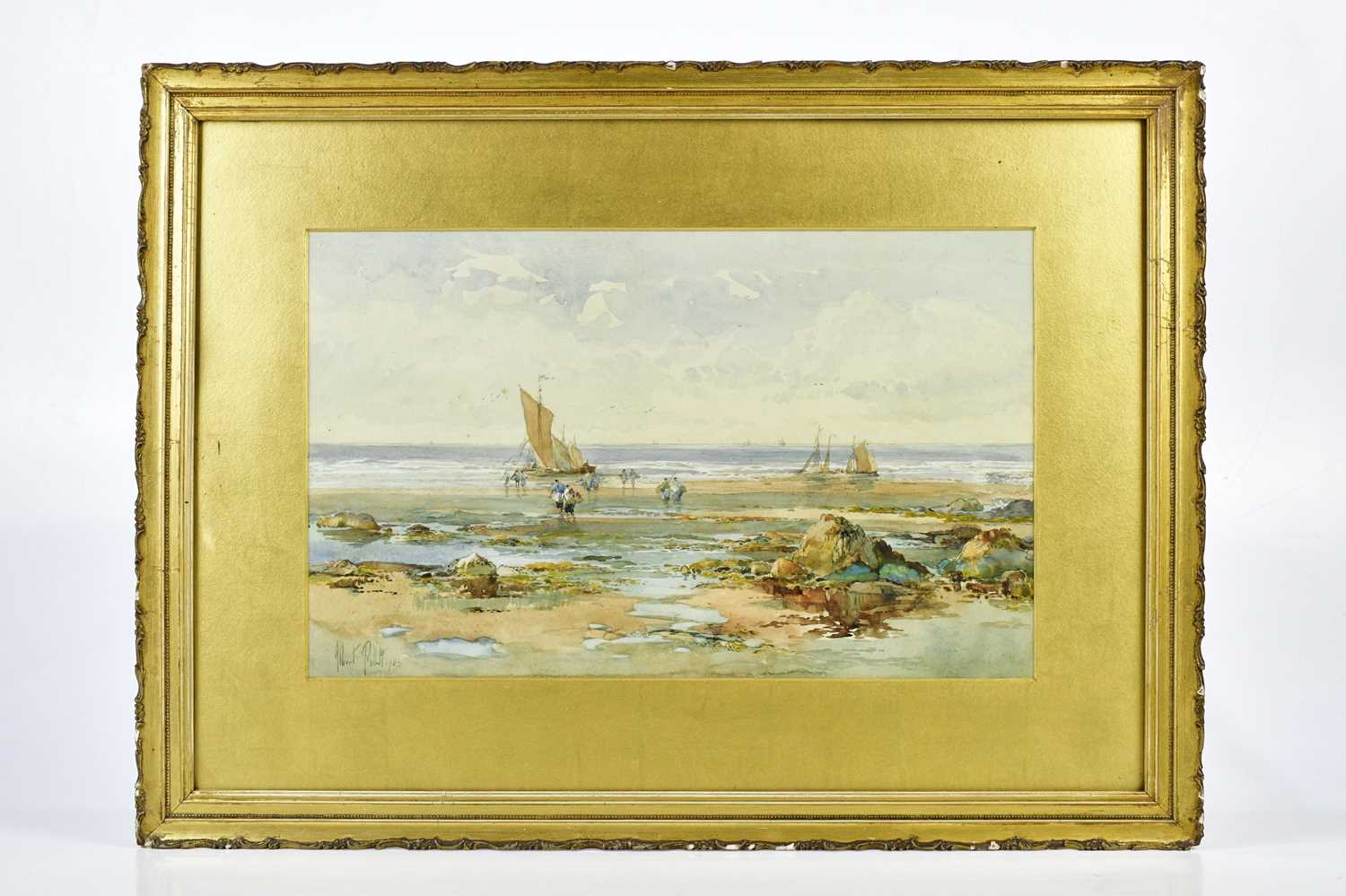 Lot 1604 - ALBERT POLLITT (1856-1926); pair of