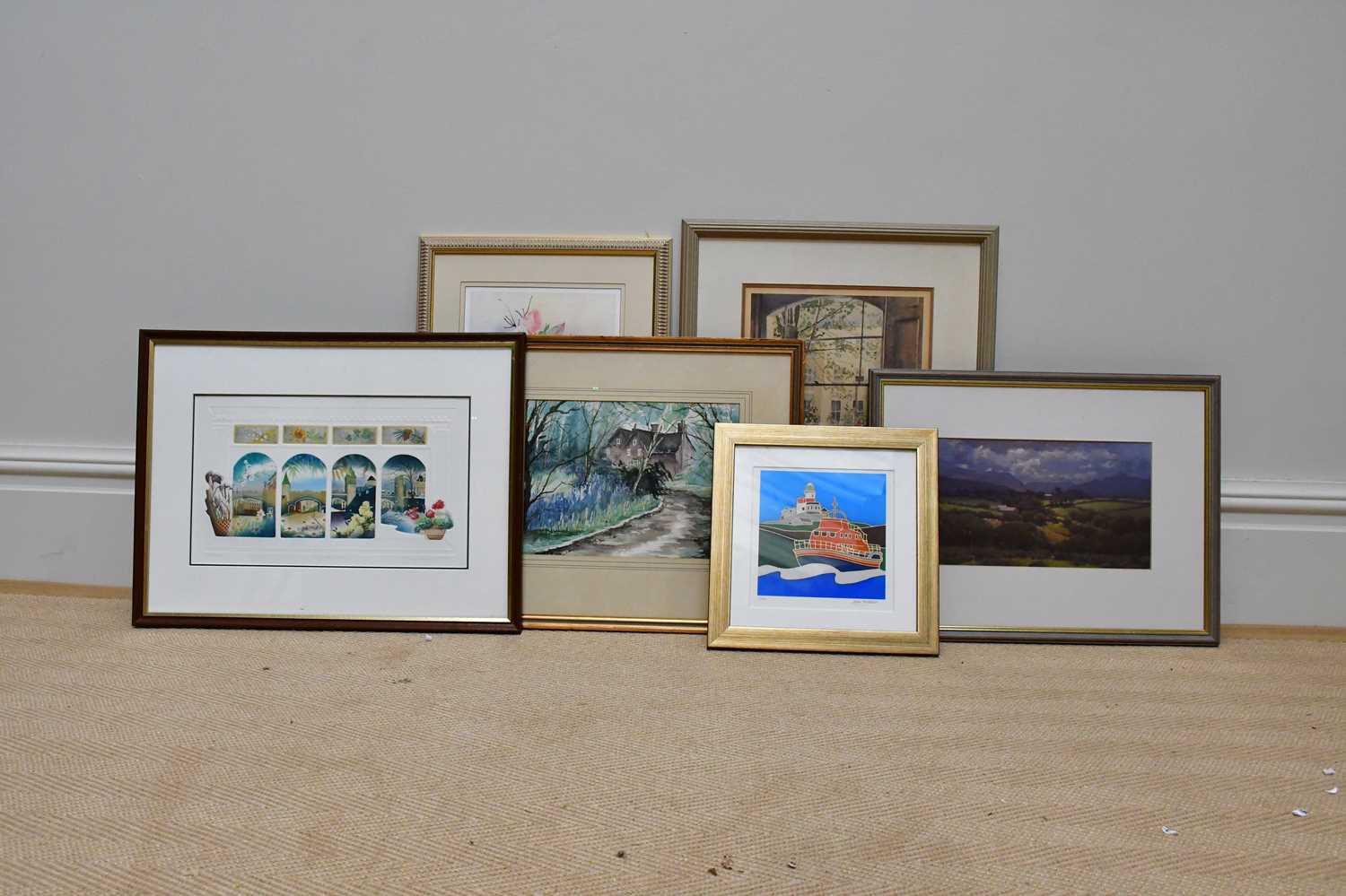 Lot 1688 - M A MULLER; pencil signed prints, 'Pink
