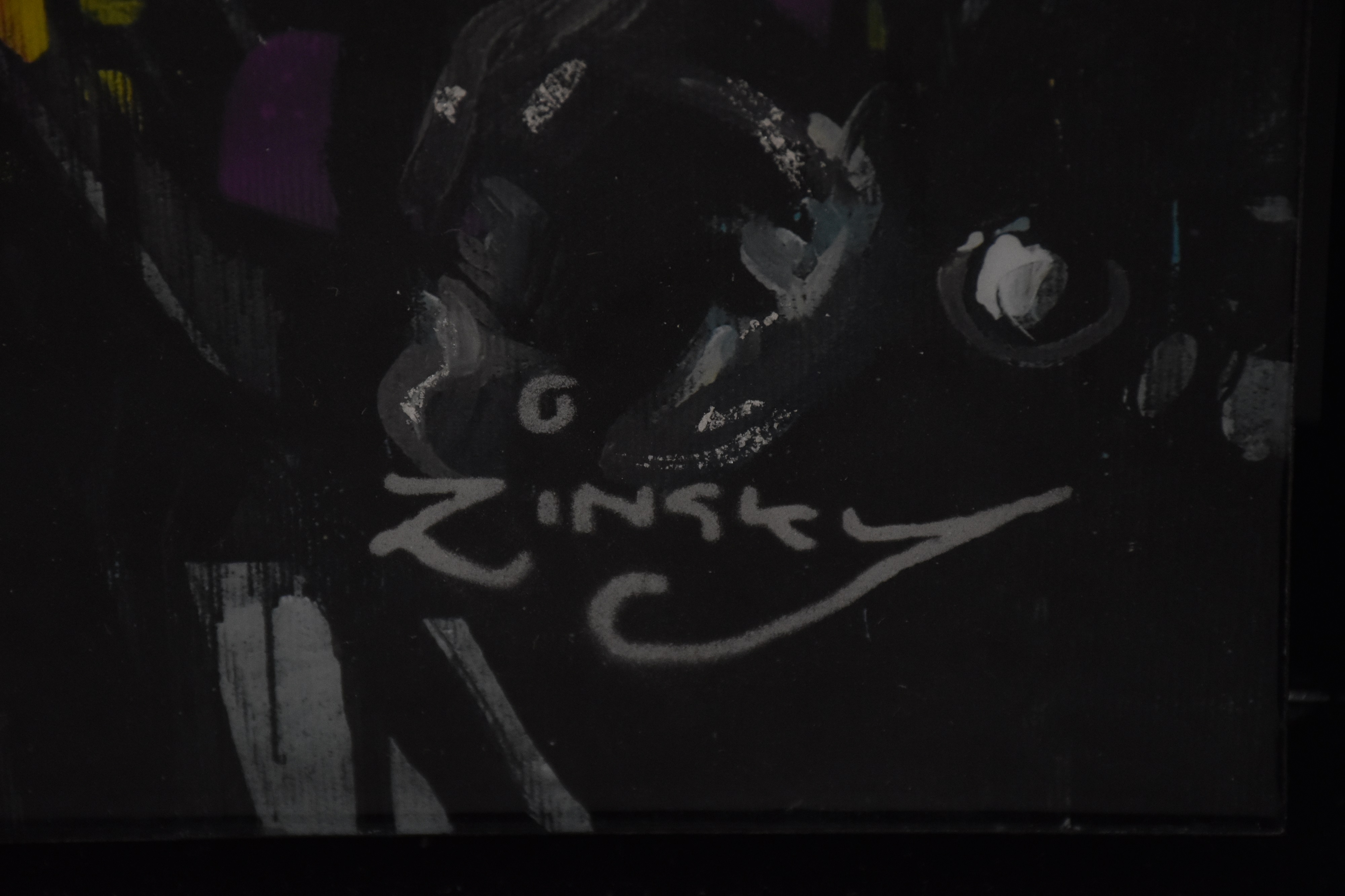 Lot 1167 - ZINSKY; a limited edition acrylic, 'Ever