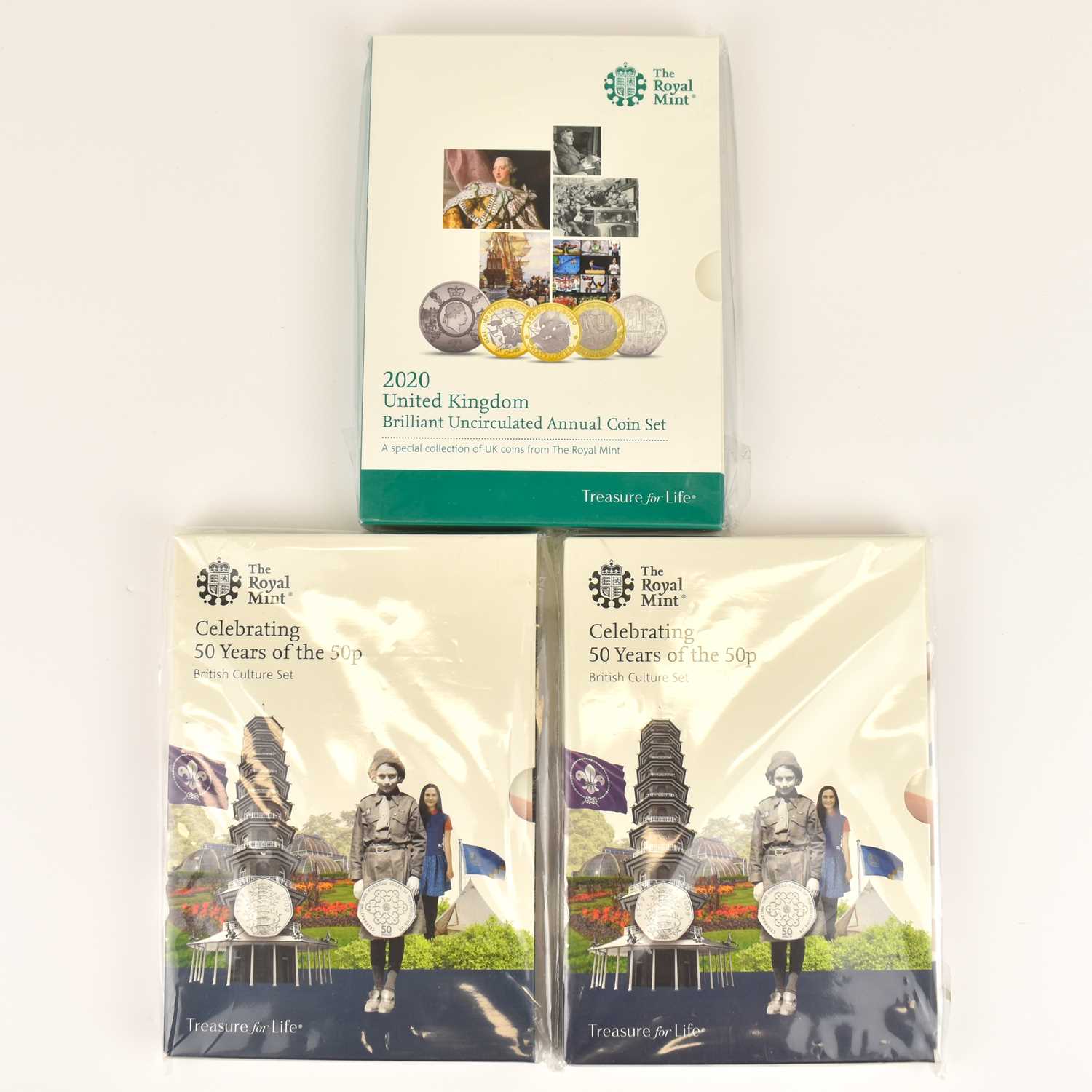Lot 668 - THE ROYAL MINT; two boxed sets celebrating