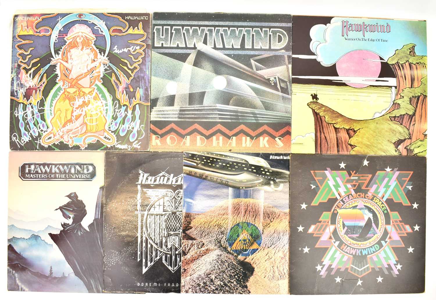 Lot 247 - ROCK; Hawkwind albums comprising 'In Search