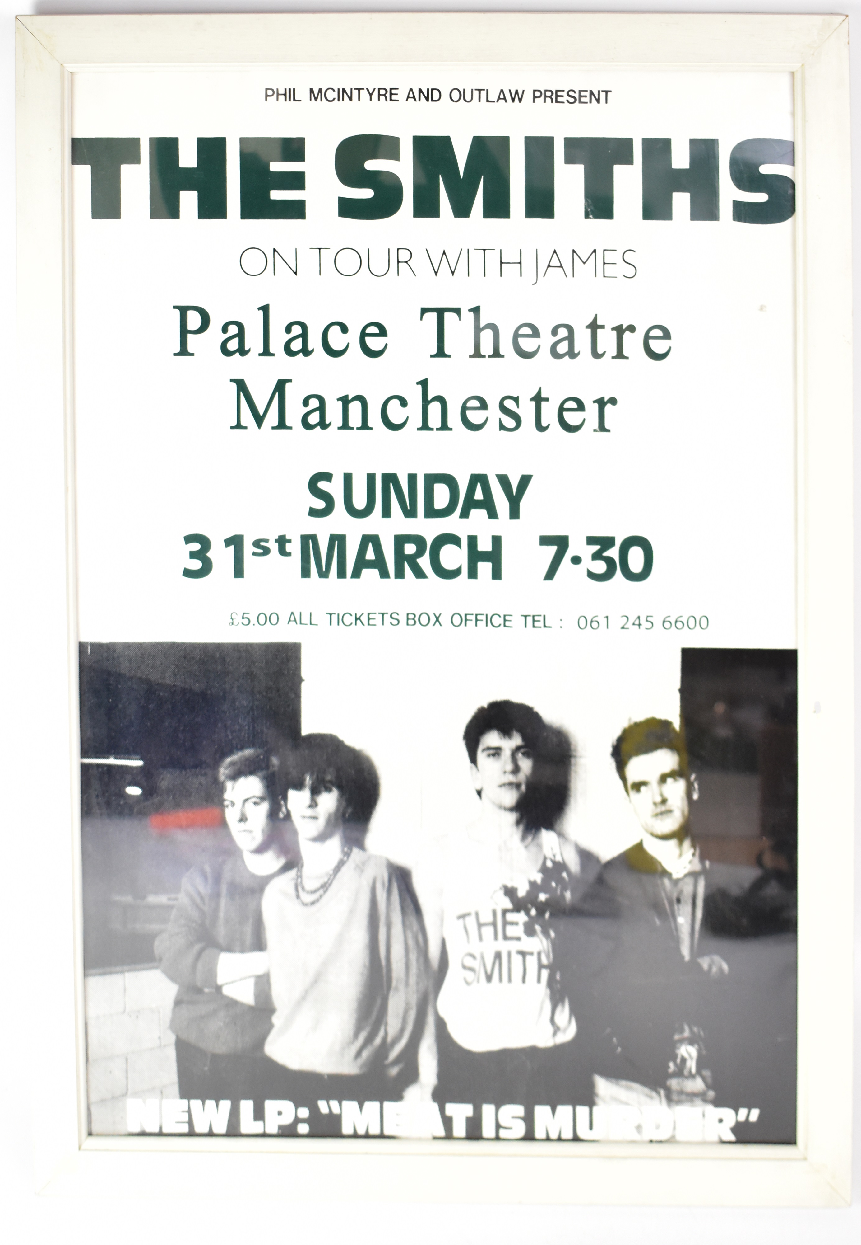 Lot 147 - THE SMITHS; a poster for Palace Theatre
