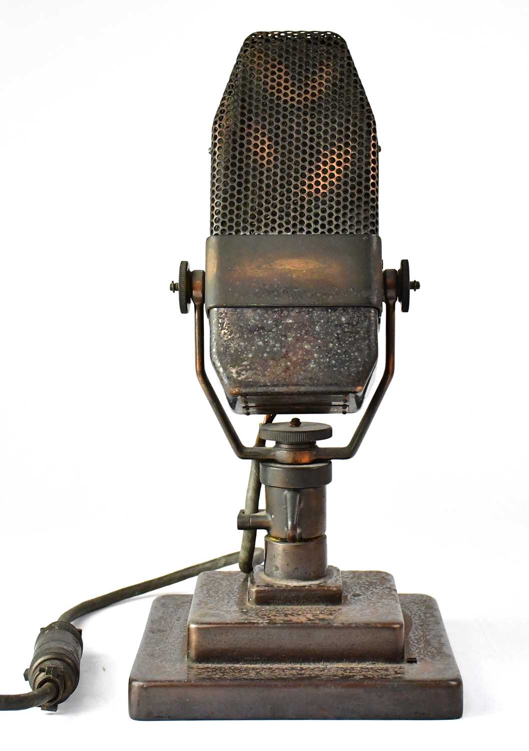 Lot 112 - A BBC Marconi ribbon microphone type AXBT,