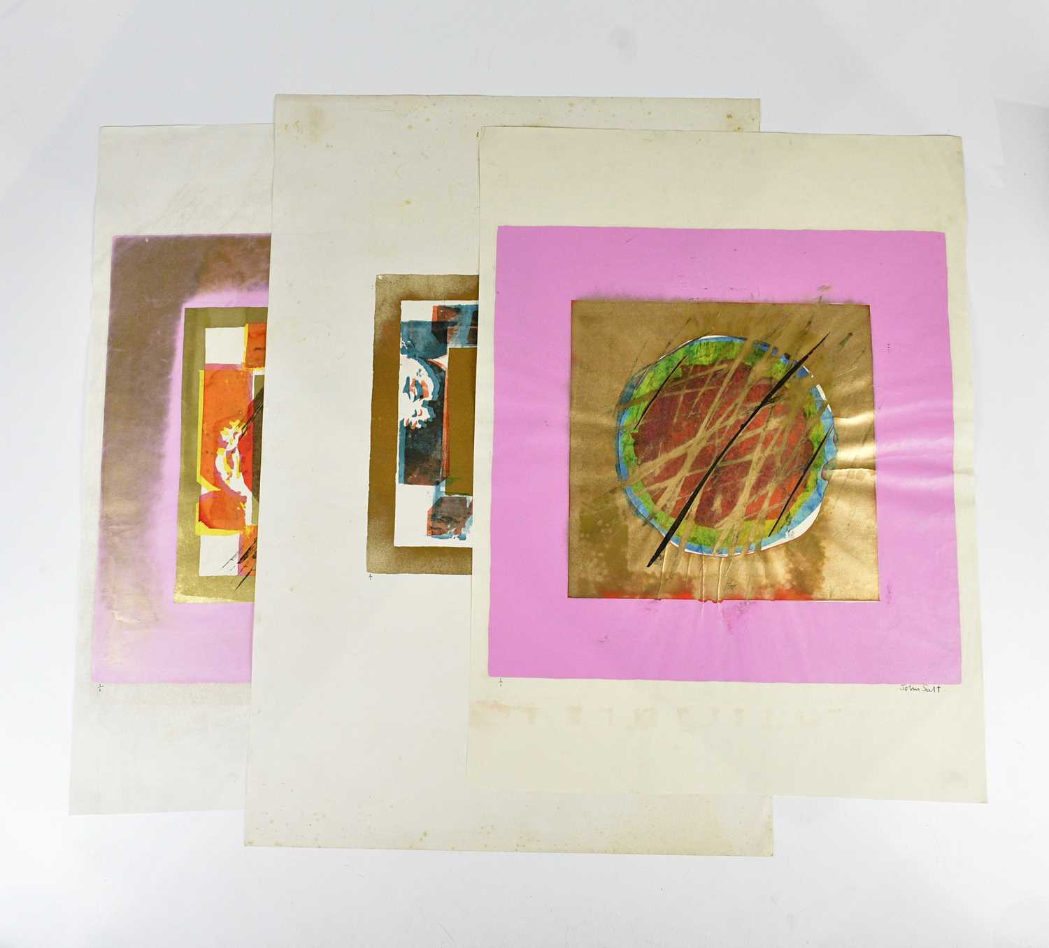 Lot 231 - JOHN SALT (1937-2021), three mixed media
