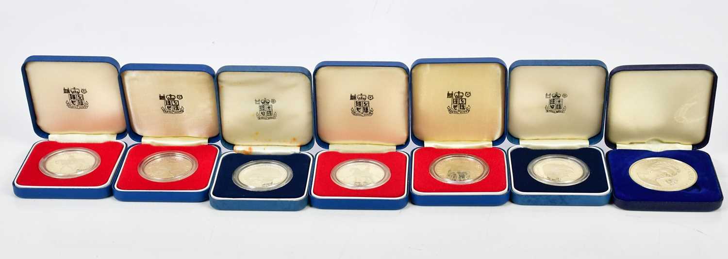 Lot 2567 - Four cased Elizabeth II silver proof Silver