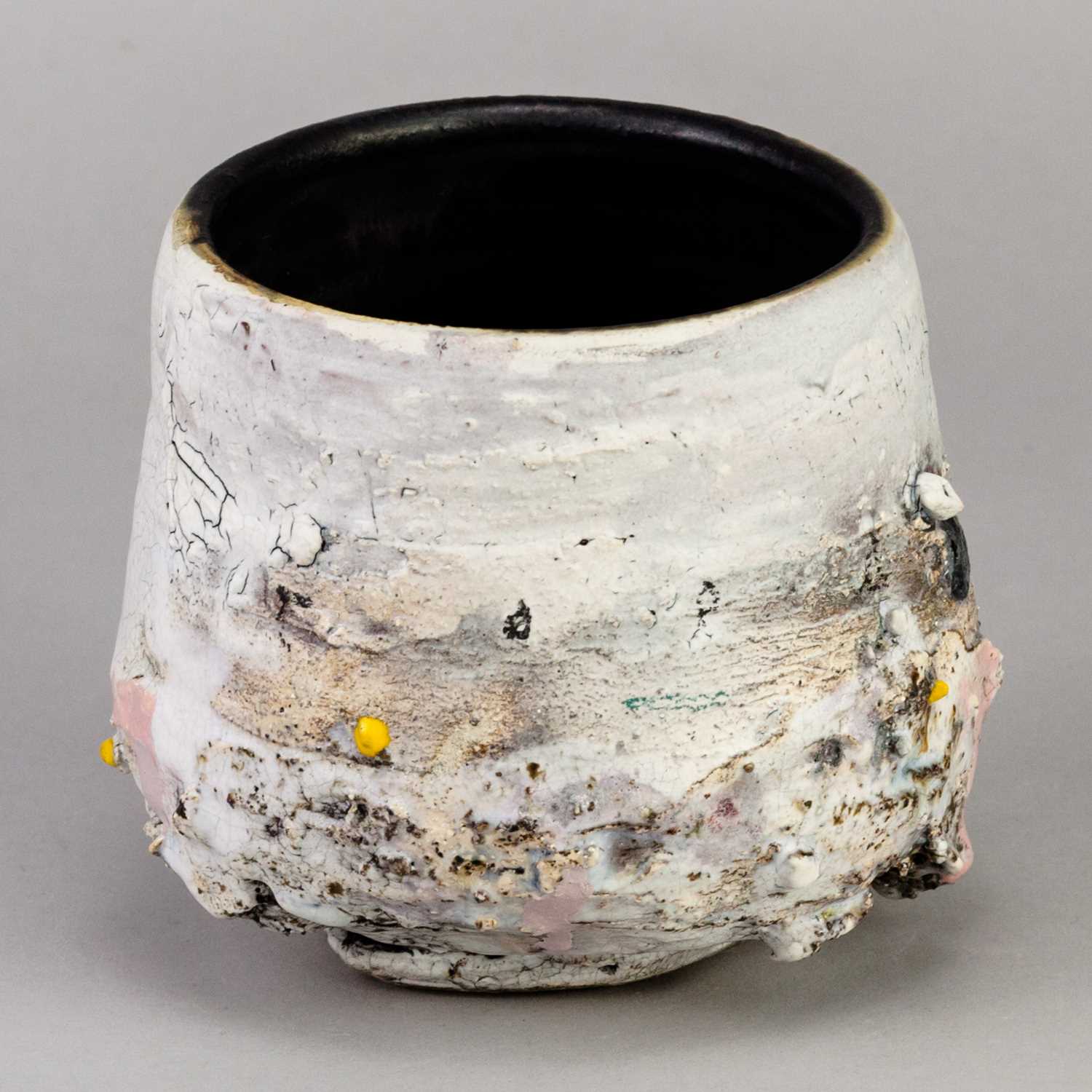 Lot 691 - SAM HALL (born 1967); a stoneware yunomi