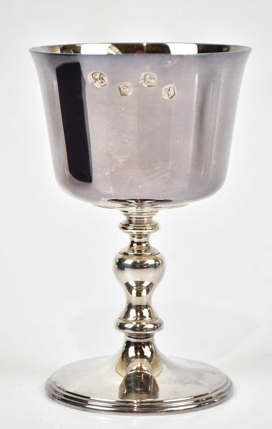 Lot 2443 - SS; a boxed Elizabeth II hallmarked silver