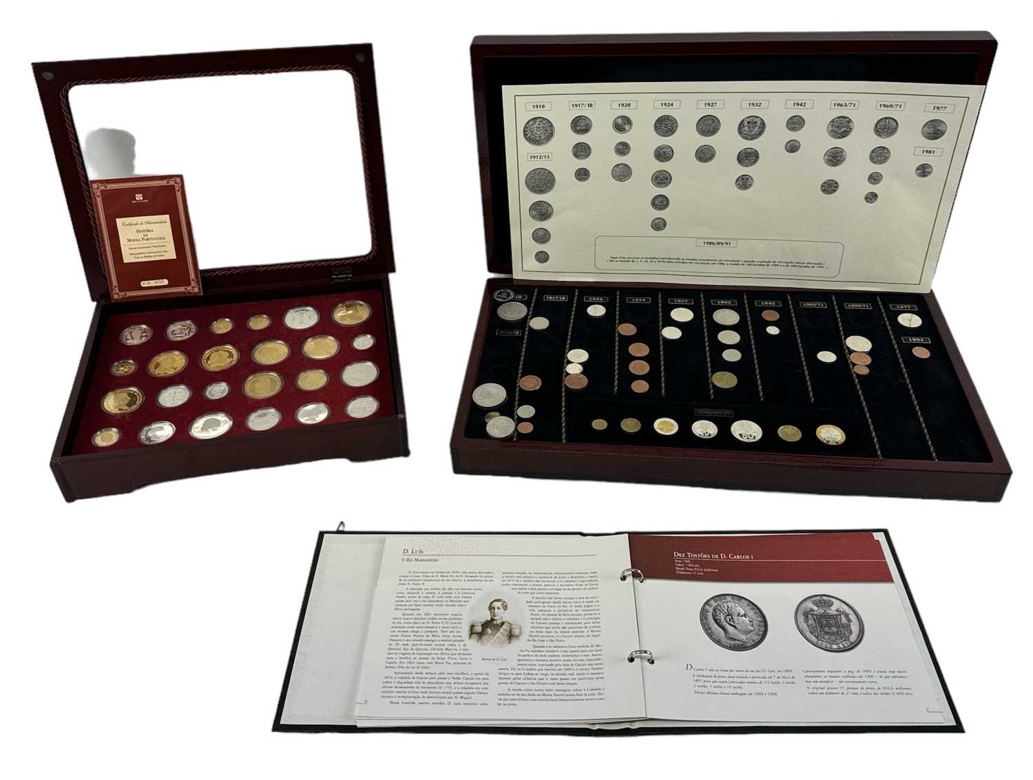 Lot 796 - A History of Portugal wooden cased set of