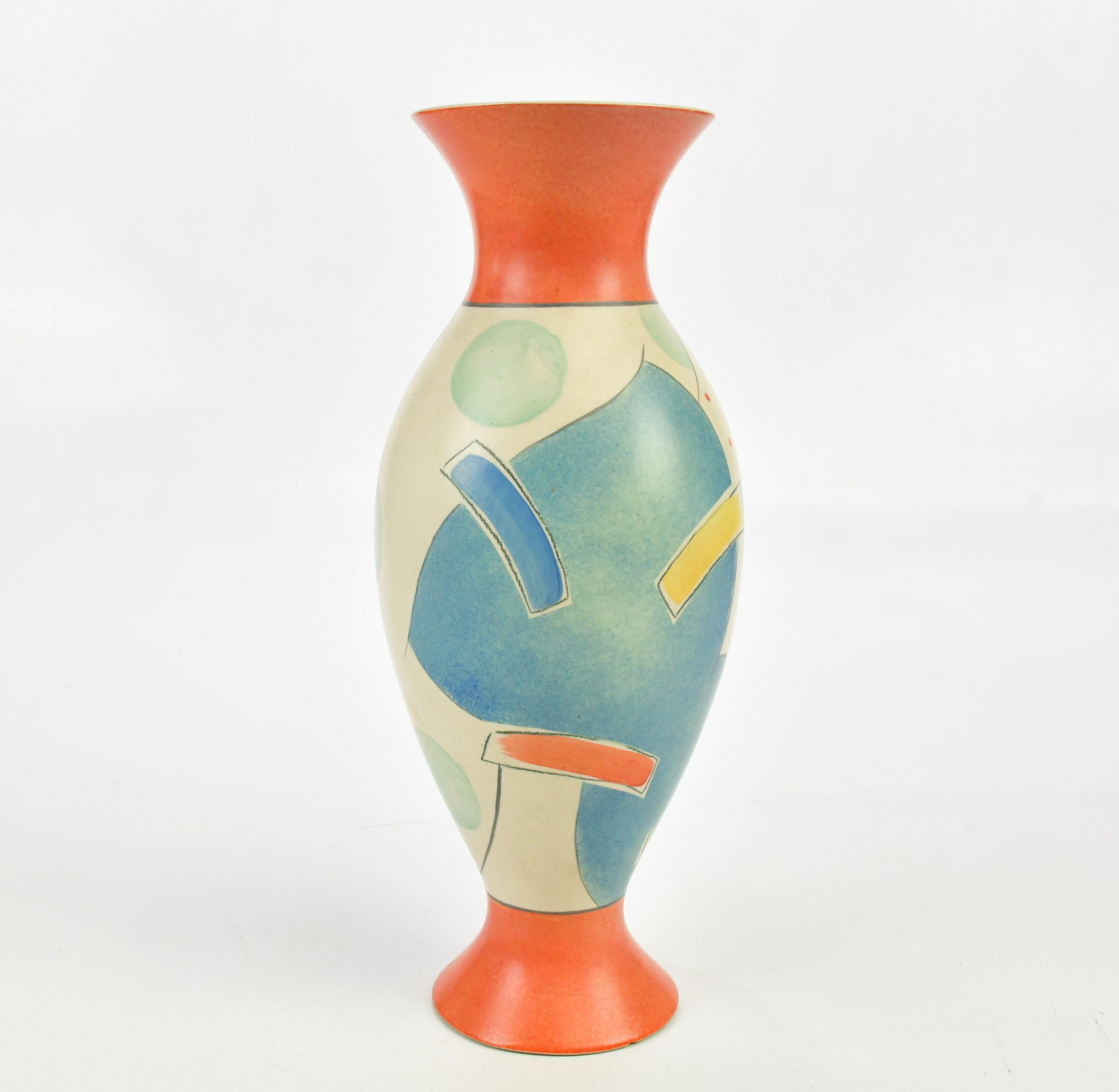 Lot 2346 - ANGELA ATKINSON; a 1980s ovoid vase with