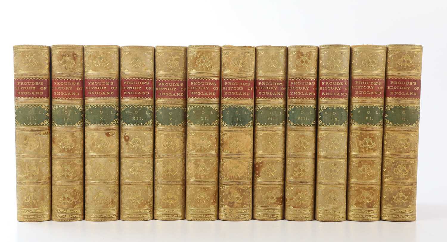 Lot 559 - FROUDE (J), HISTORY OF ENGLAND, full tree