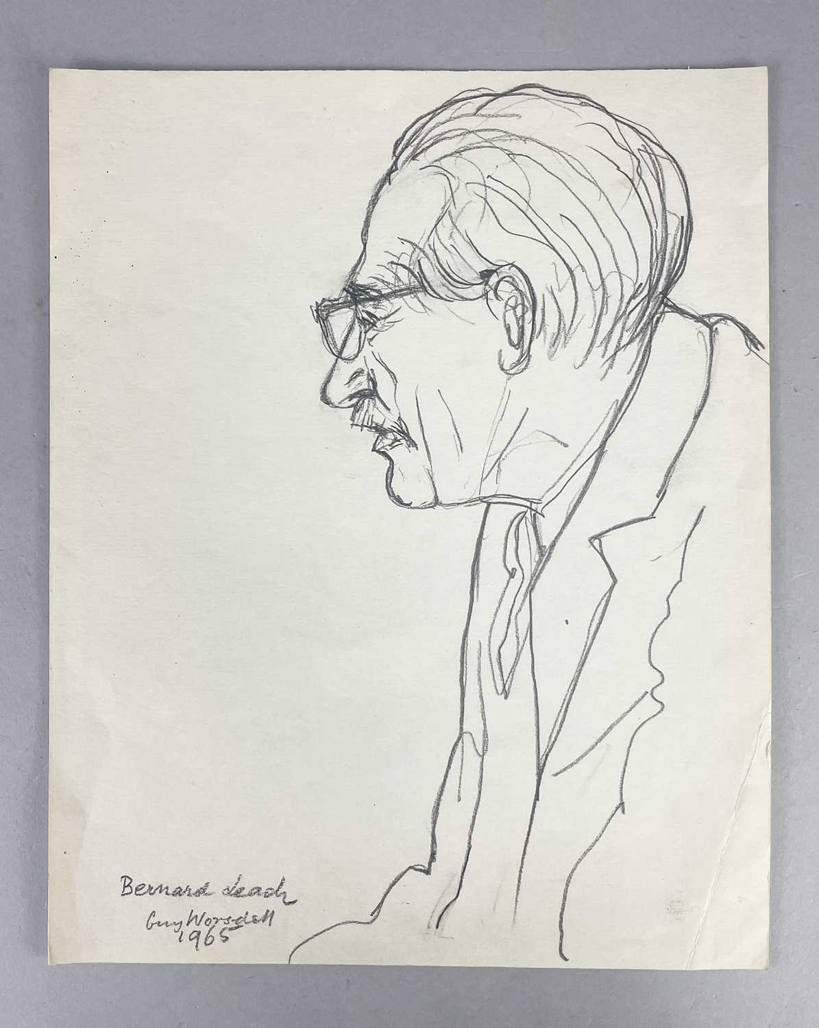 Lot 89 - GUY WORSDELL (1908-1978); 'Bernard Leach', a