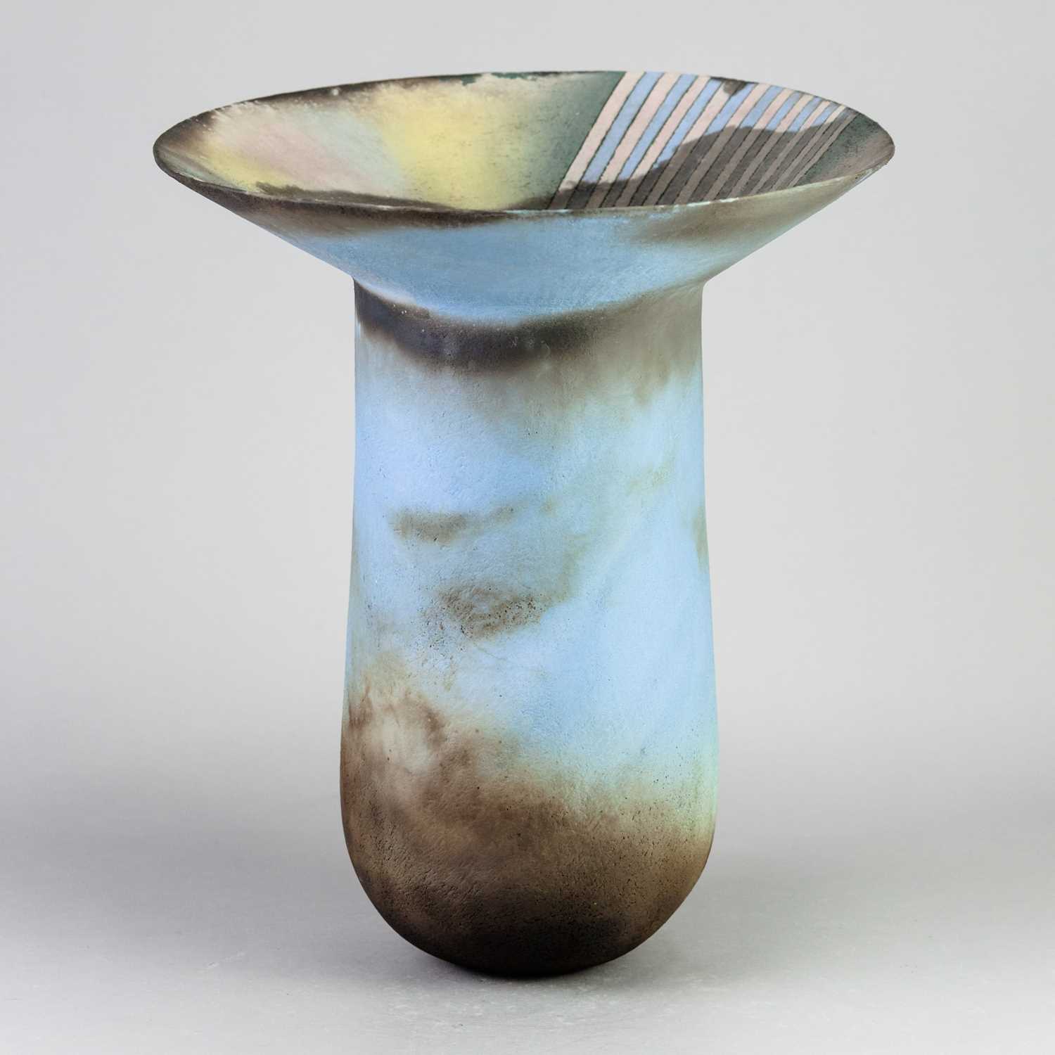 Lot 400 - JUDY TRIM (1943-2001); a tall smoke fired