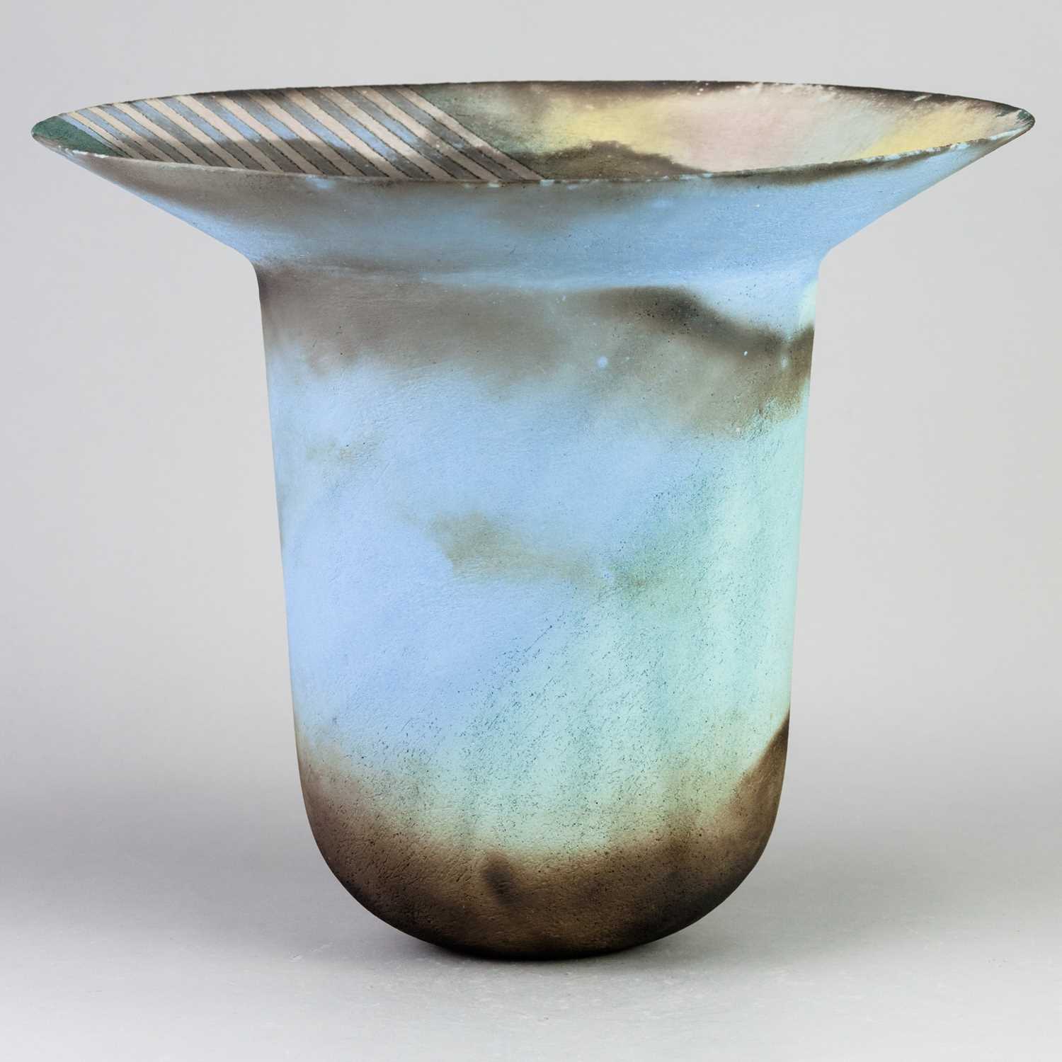 Lot 400 - JUDY TRIM (1943-2001); a tall smoke fired