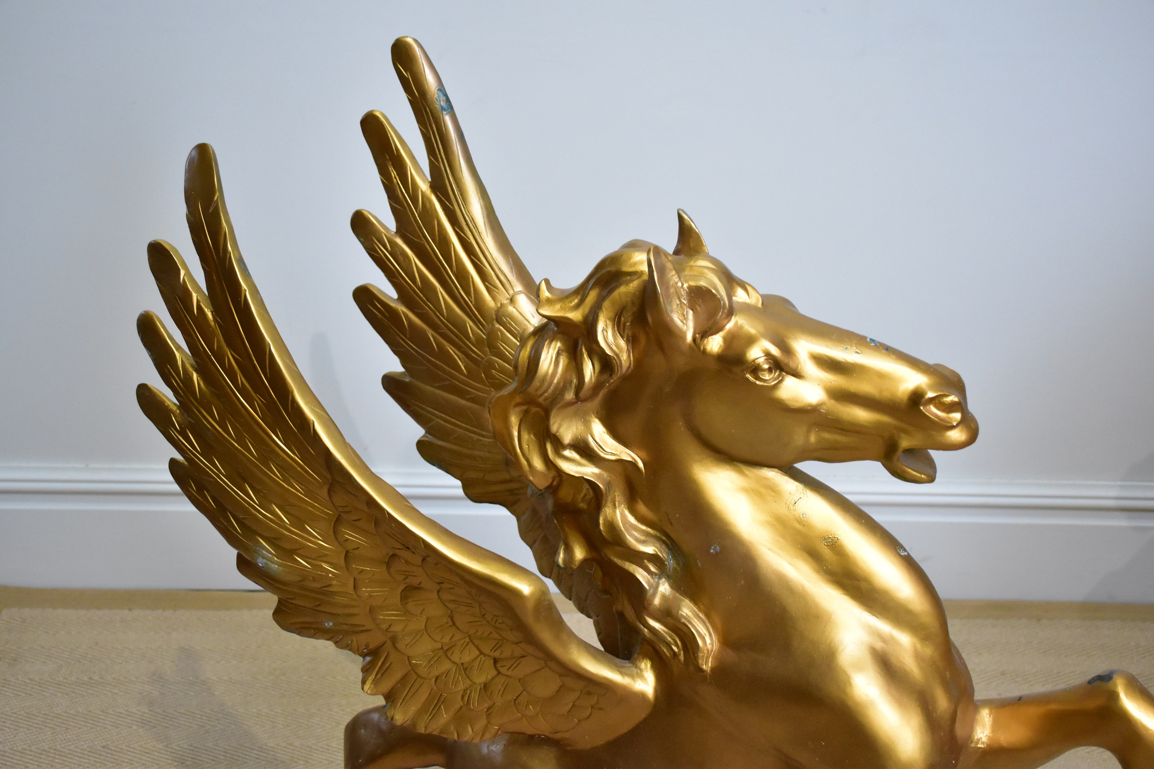 Lot 1217 - A large and impressive gilt metal models of