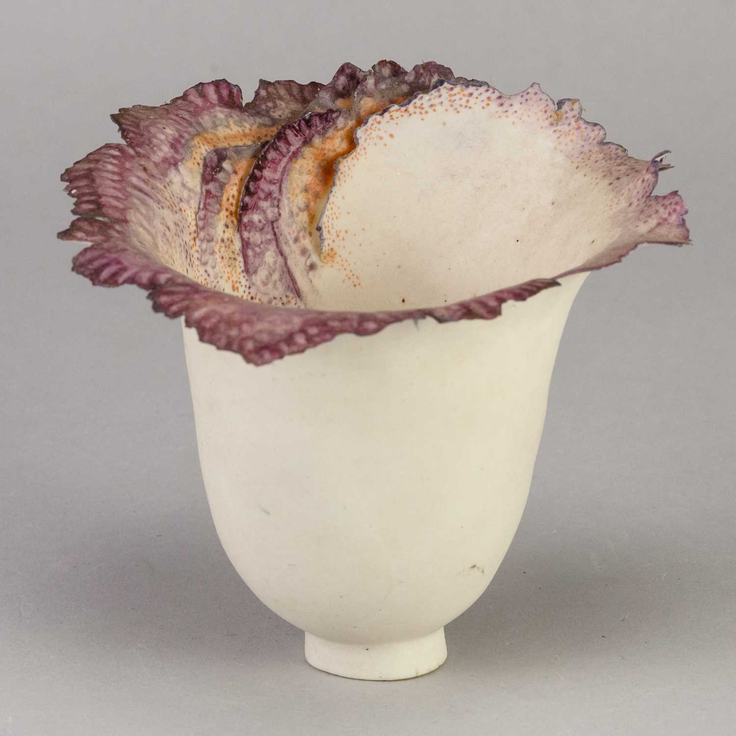 Lot 445 - MARIA STEWART (born 1940); a porcelain vase