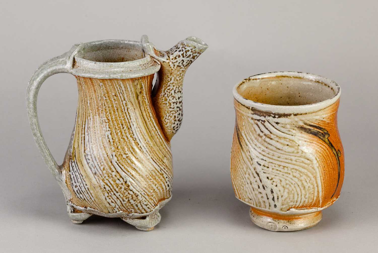 Lot 683 - RUTHANNE TUDBALL (born 1948); a stoneware