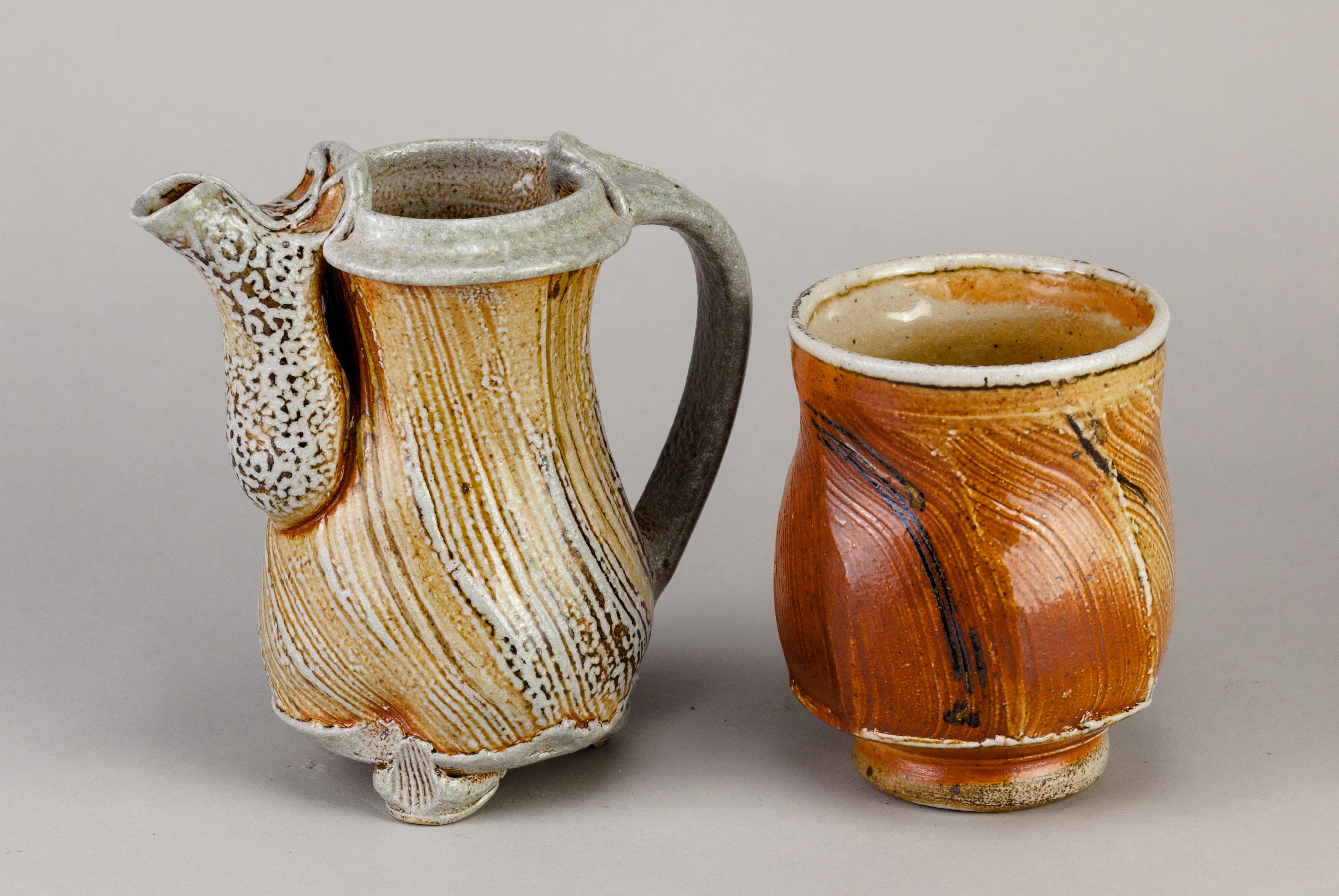 Lot 683 - RUTHANNE TUDBALL (born 1948); a stoneware