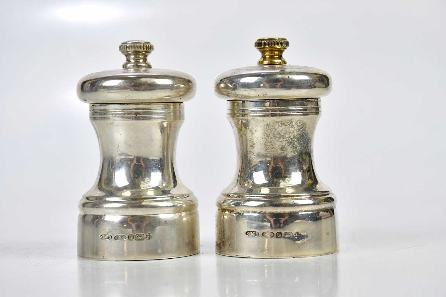 Lot 2474 - A pair of Elizabeth II hallmarked silver