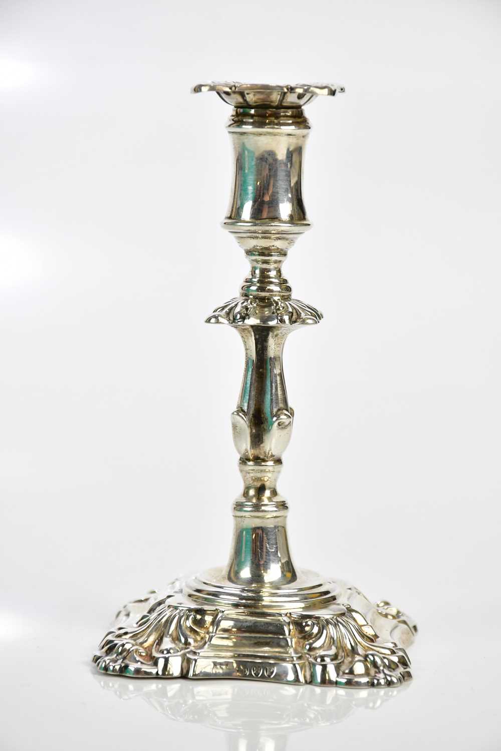 Lot 2080 - A late Victorian hallmarked silver taper