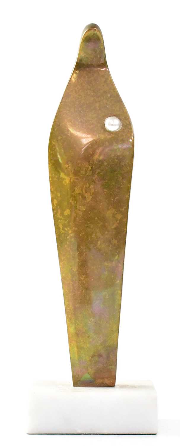 Lot 298 - ARTHUR DOOLEY (1929-1994); a bronze statue,