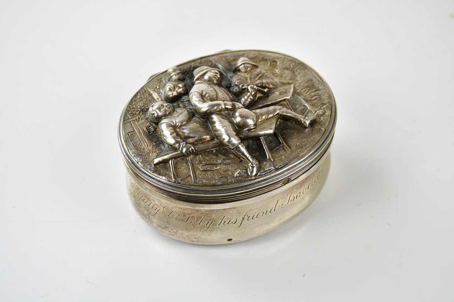 Lot 2105 - EDWARD FARRELL; a George IV hallmarked