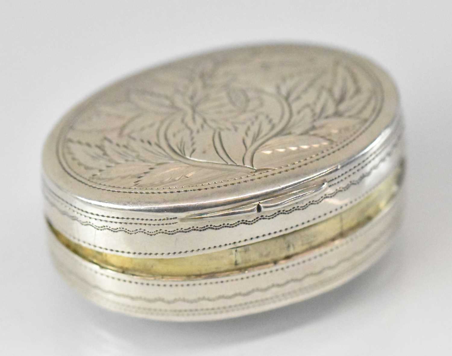 Lot 1413 - THOMAS WILLMORE; a George III hallmarked