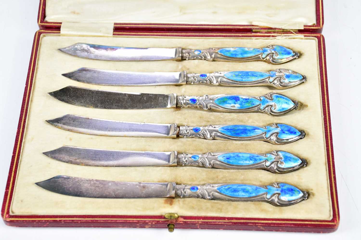 Lot 2084 - LEE & WIGFUL; a set of six Edwardian Art