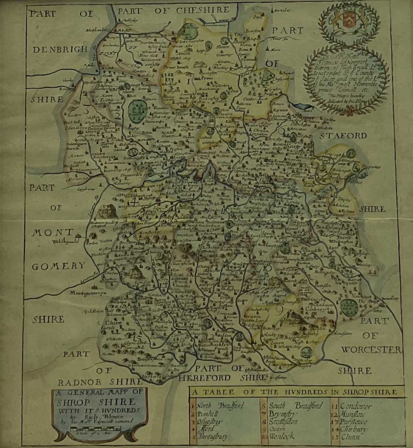 Lot 1445 - RICHARD BLOME (1635-1705), 'A General Map