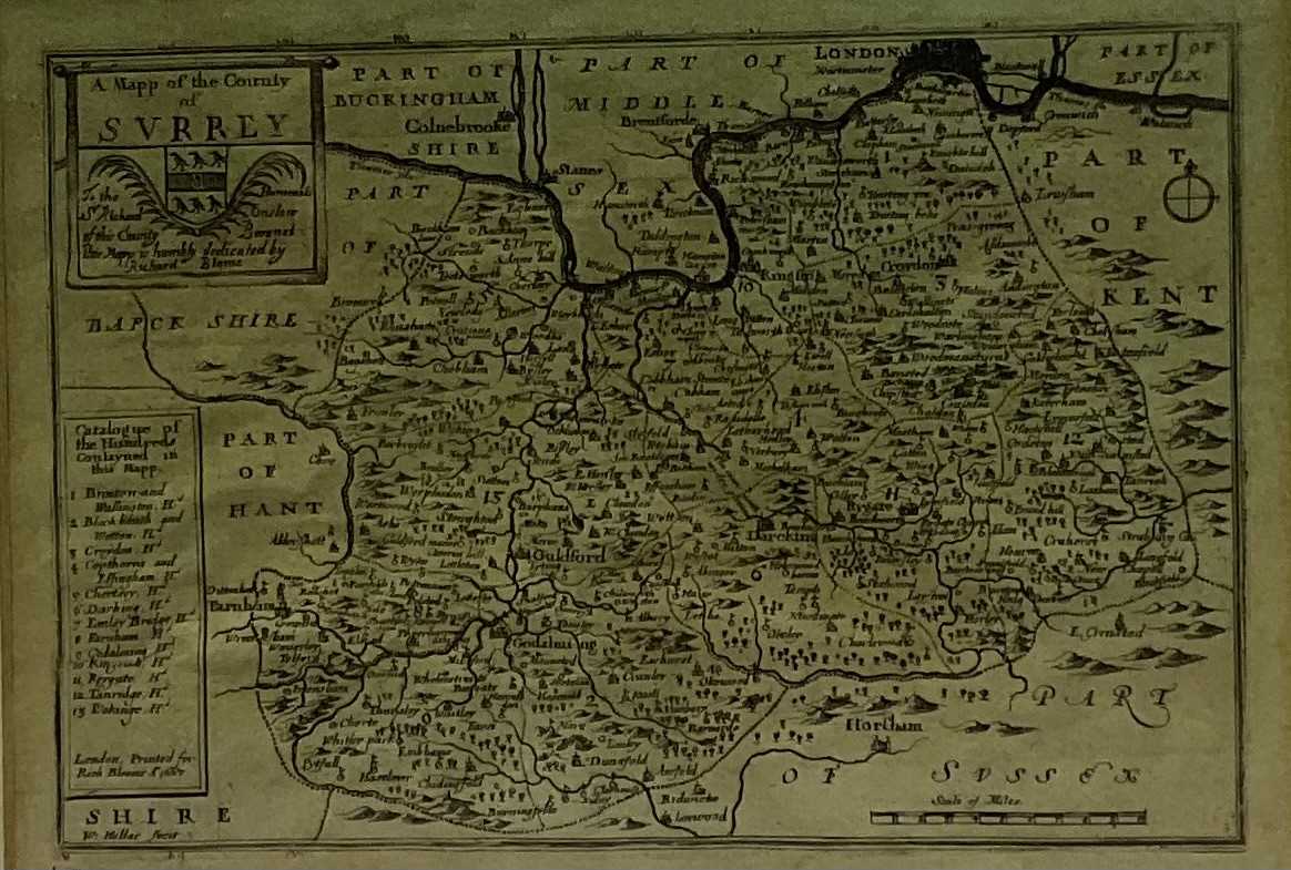 Lot 1454 - RICHARD BLOME (1635-1705), 'A Map of the