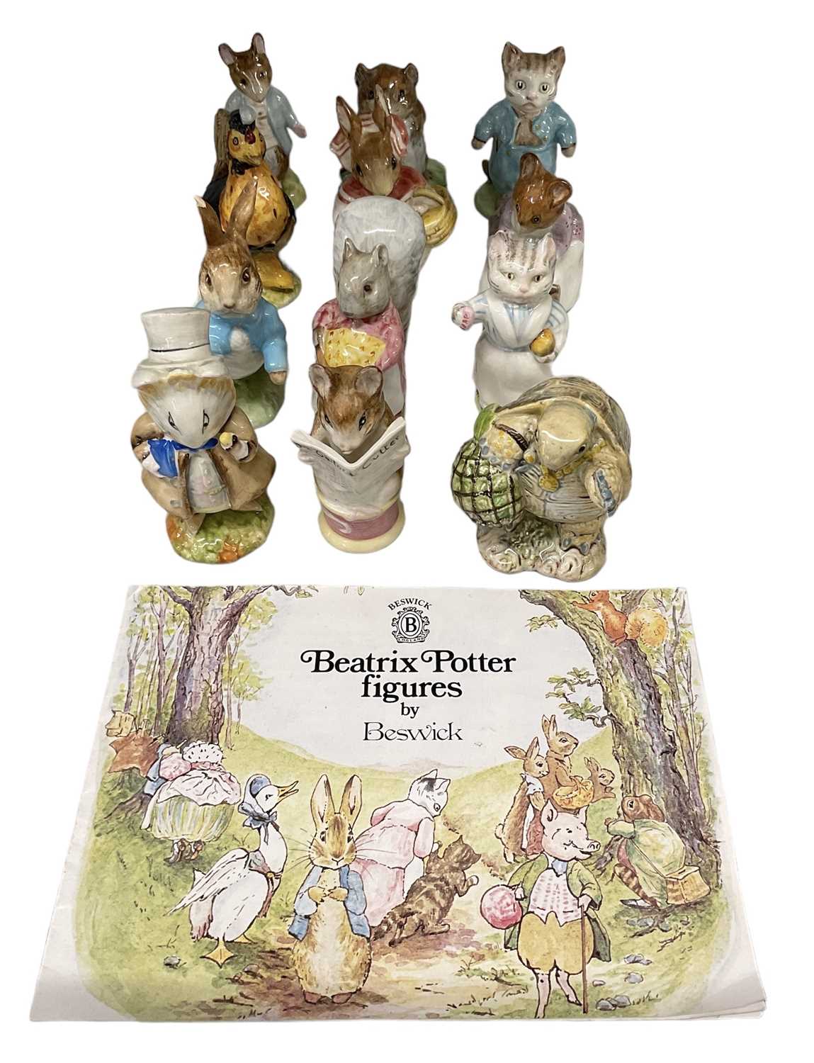 Lot 541 - BESWICK; a group of twelve Beatrix Potter