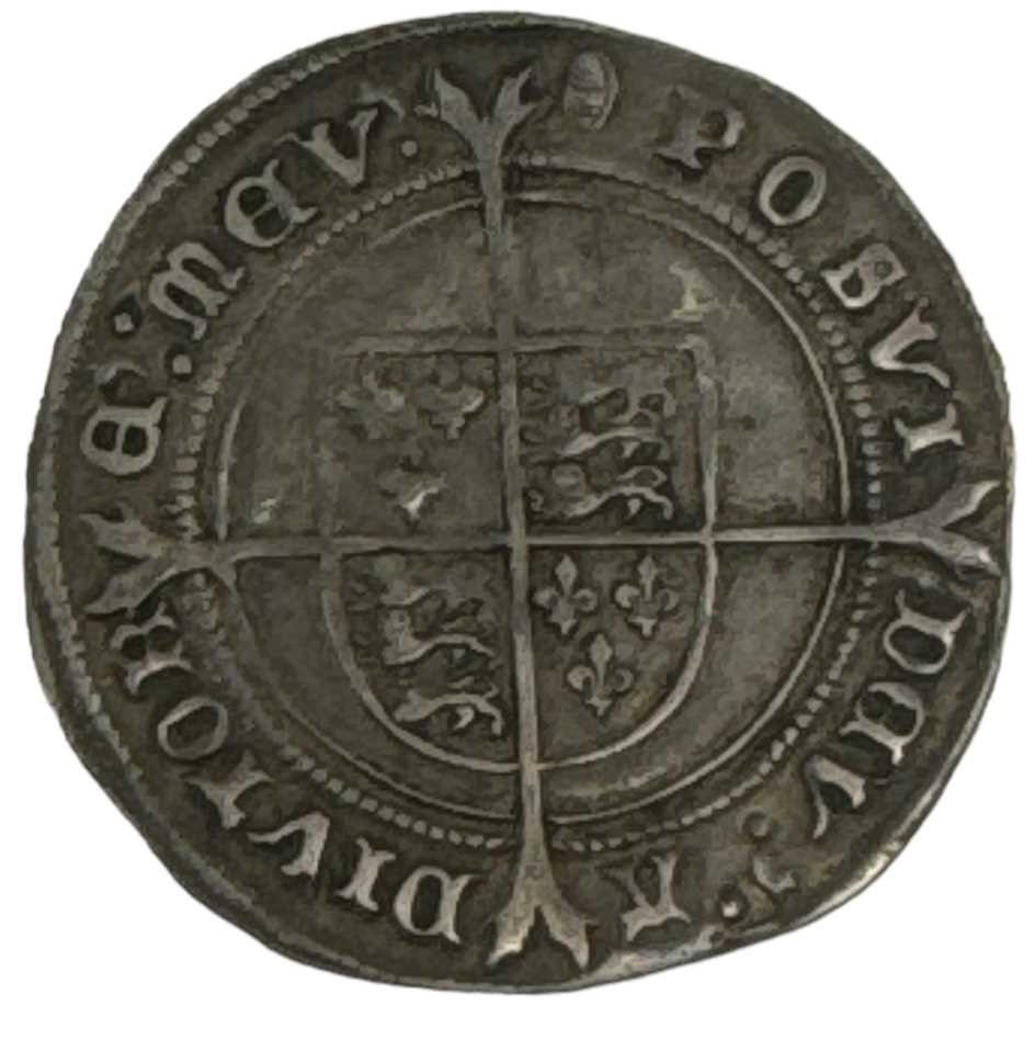 Lot 1606 - An Edward VI 1551-1553 three shilling coin.