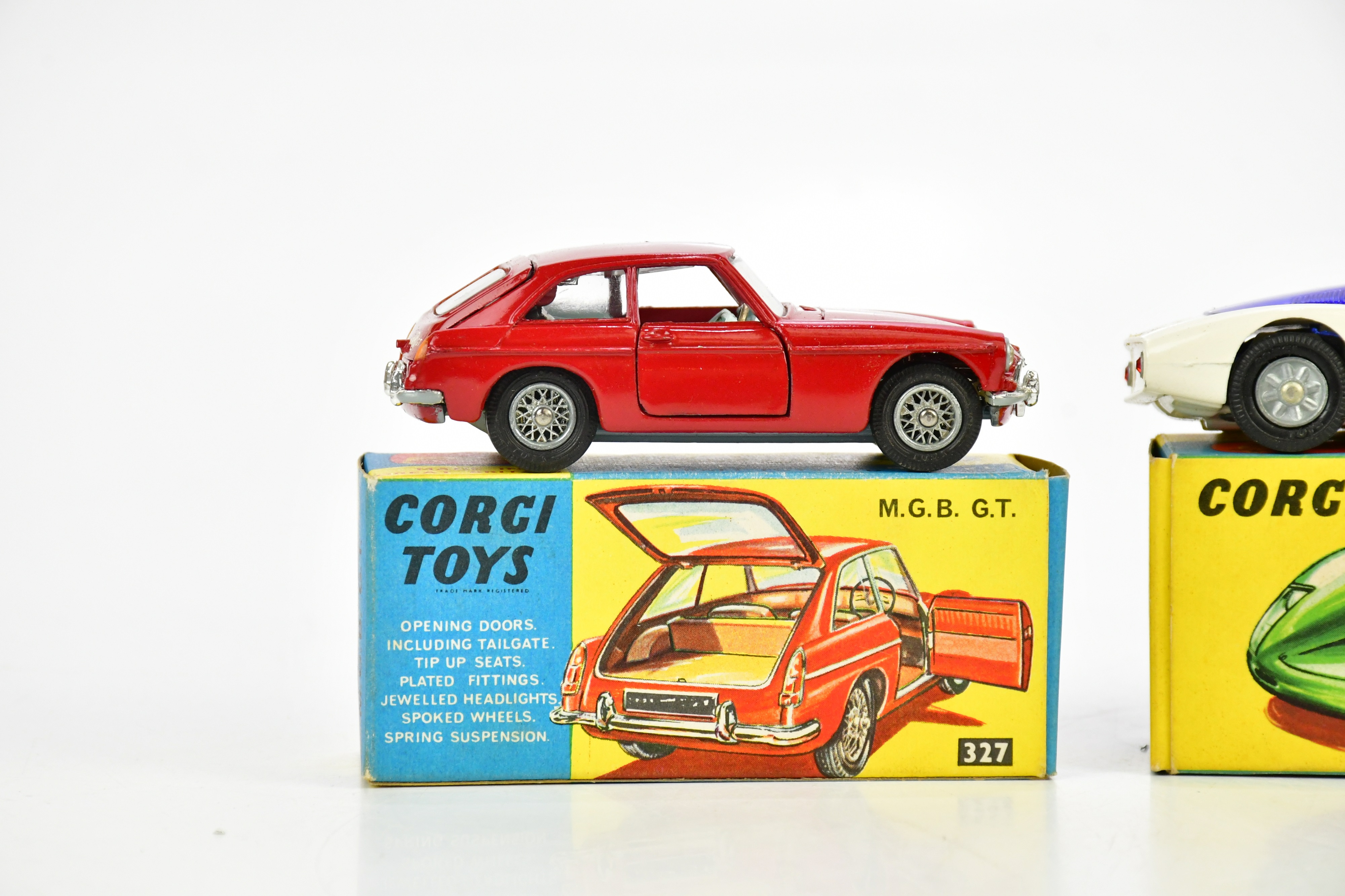 Lot 187 - CORGI; three boxed model vehicles comprising