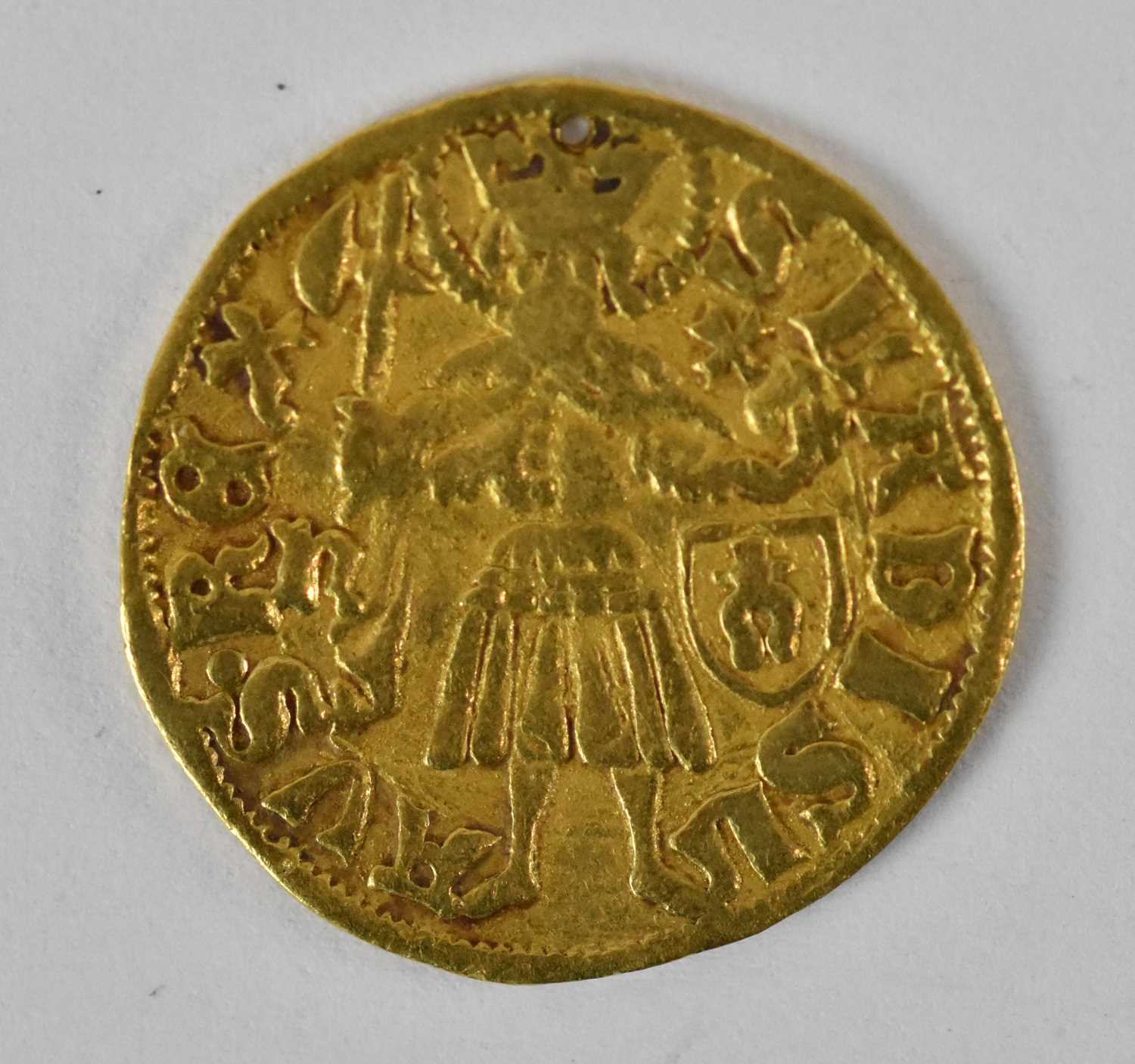 Lot 1594 - A Hungarian one ducat coin, approx 3.4g.