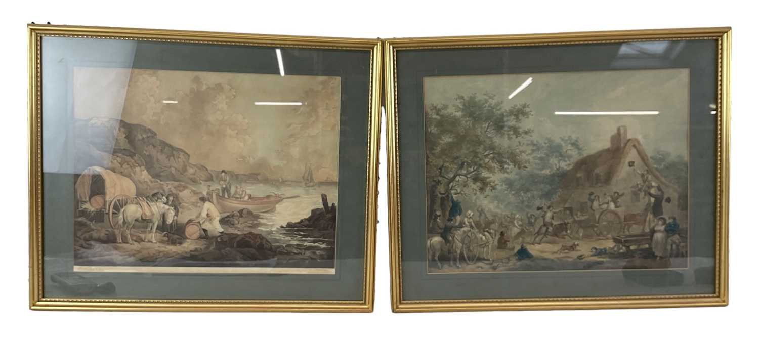 Lot 254 - JOHN RALPH SMITH; 19th century engraving,