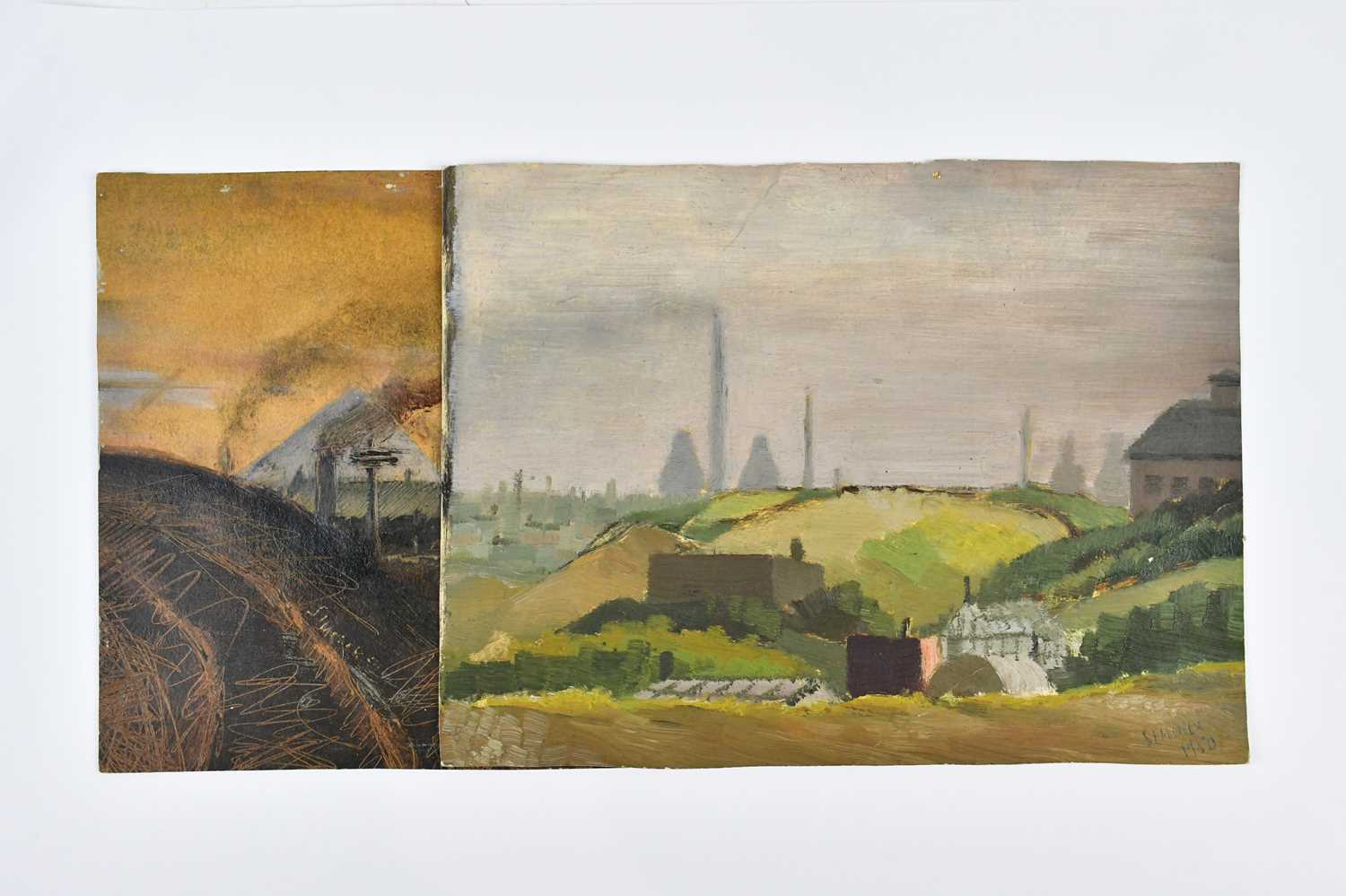 Lot 321 - JACK SIMCOCK (1929-2012); oil sketch,