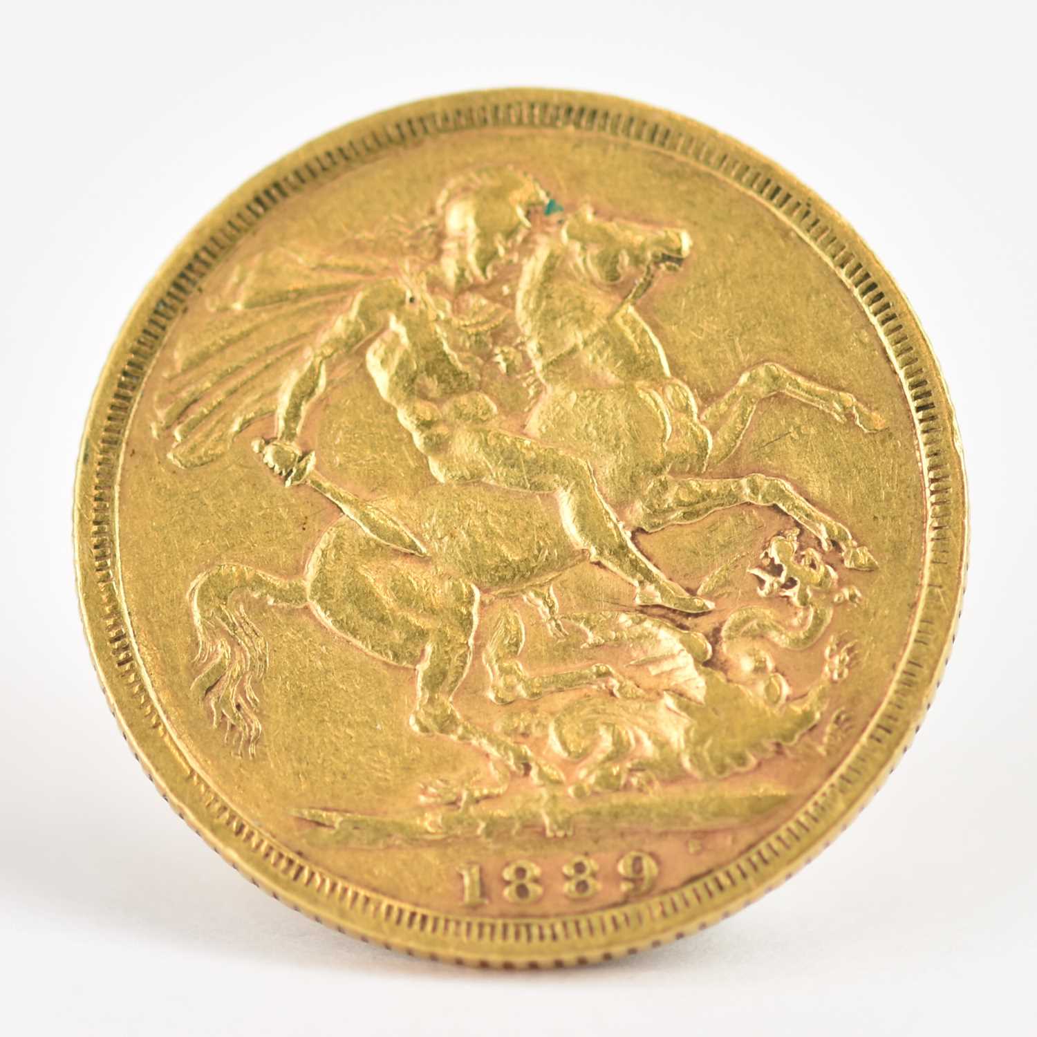 Lot 923 - A Victorian 1889 full sovereign, Melbourne