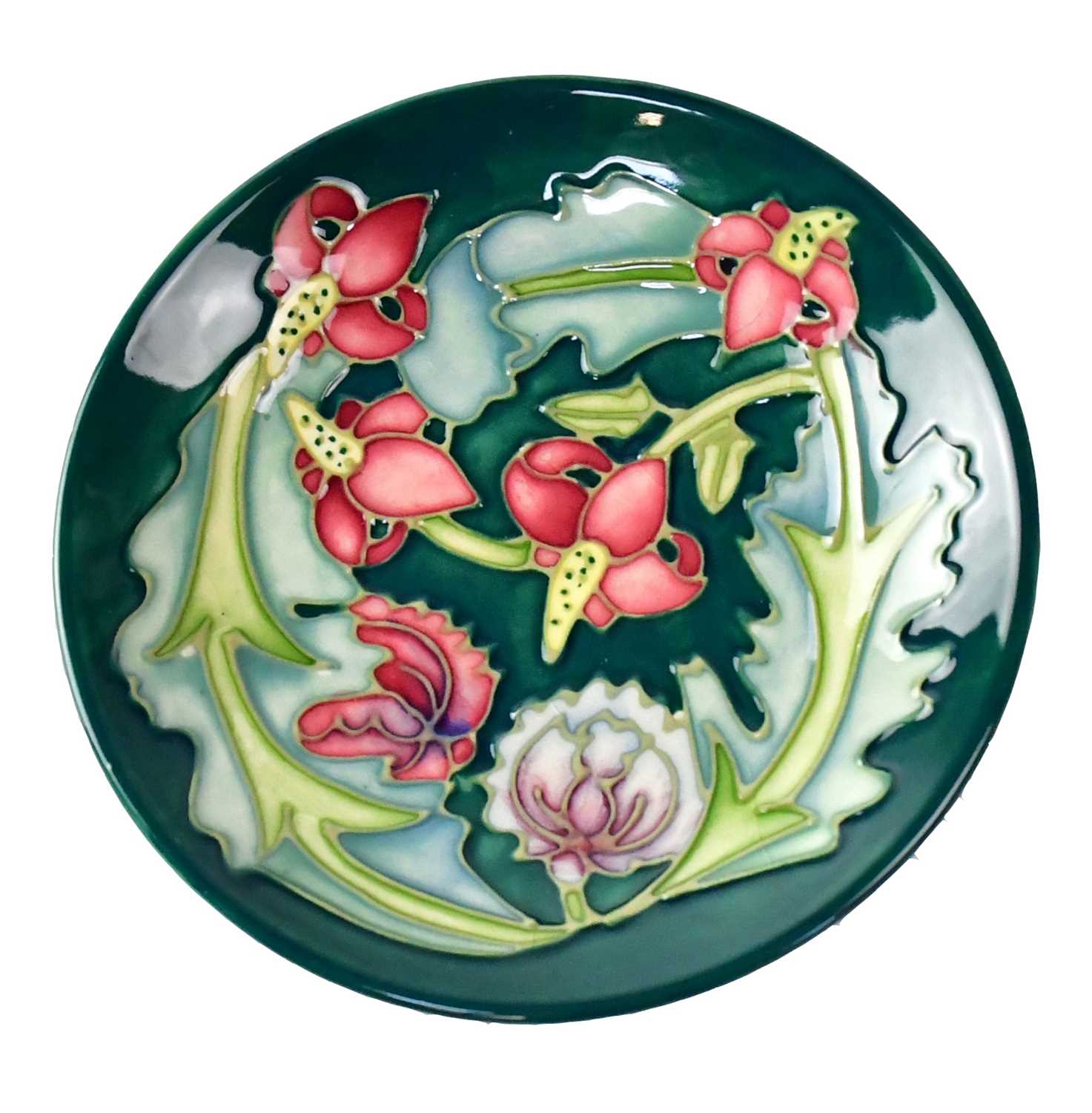 Lot 174 - MOORCROFT; a pin dish in the 'Leicester'