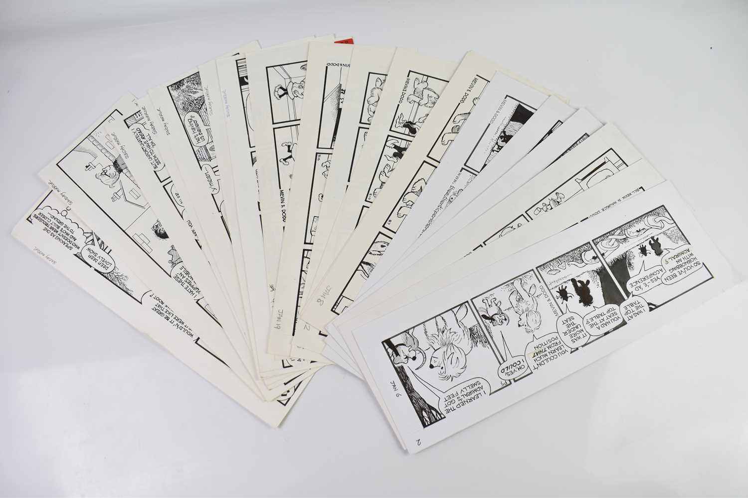 Lot 135 - BILL MEVIN (AND MAURICE DODD); twenty black