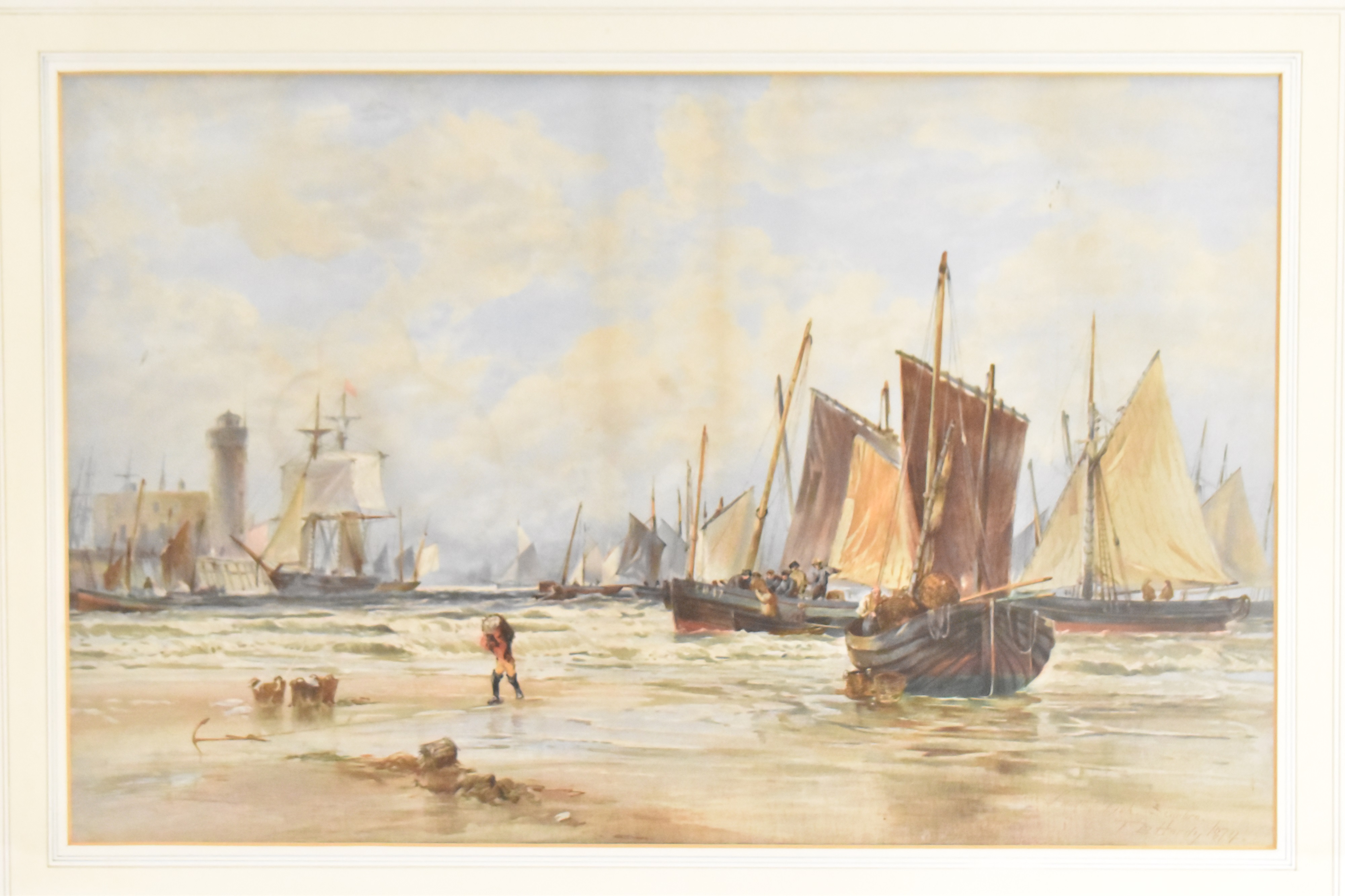 Lot 800 - THOMAS BUSH HARDY (1842-1897); watercolour,
