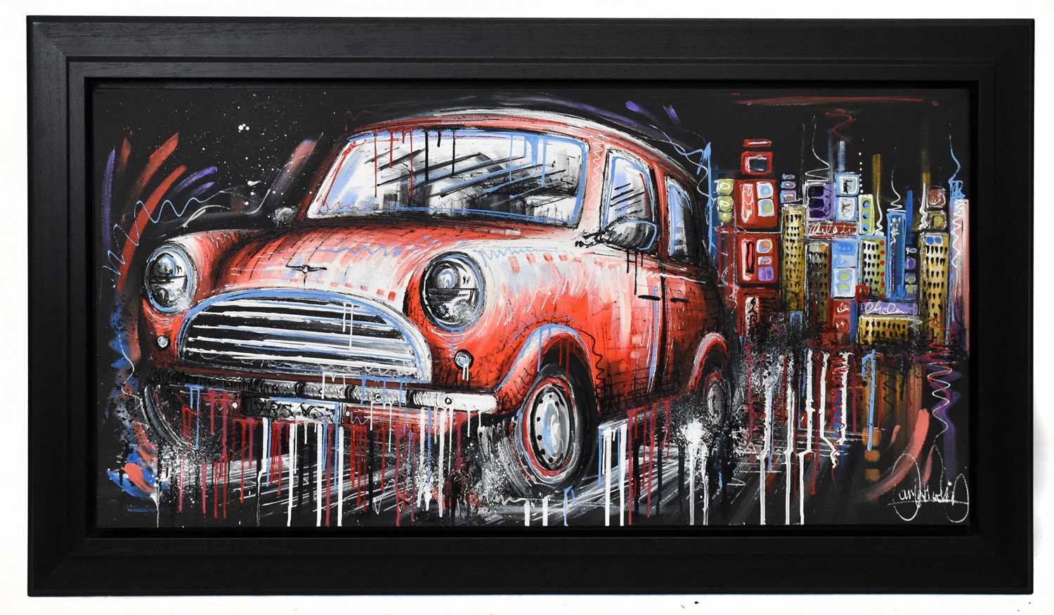 Lot 1332 - SAMANTHA ELLIS; oil on canvas, 'Escaping