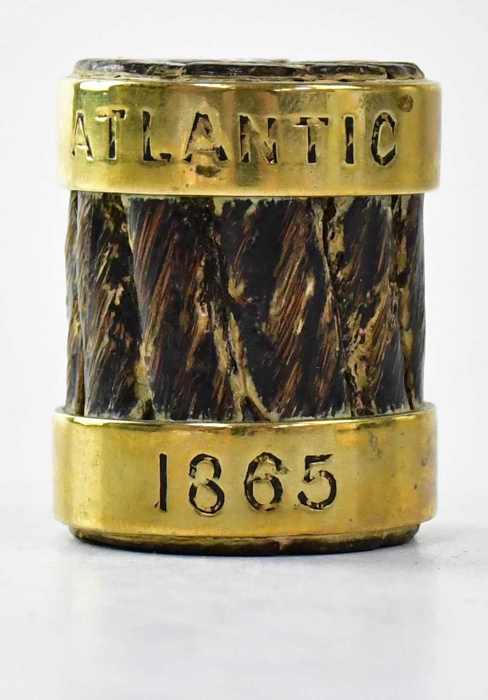 Lot 686 - A piece of Transatlantic telegraph cable
