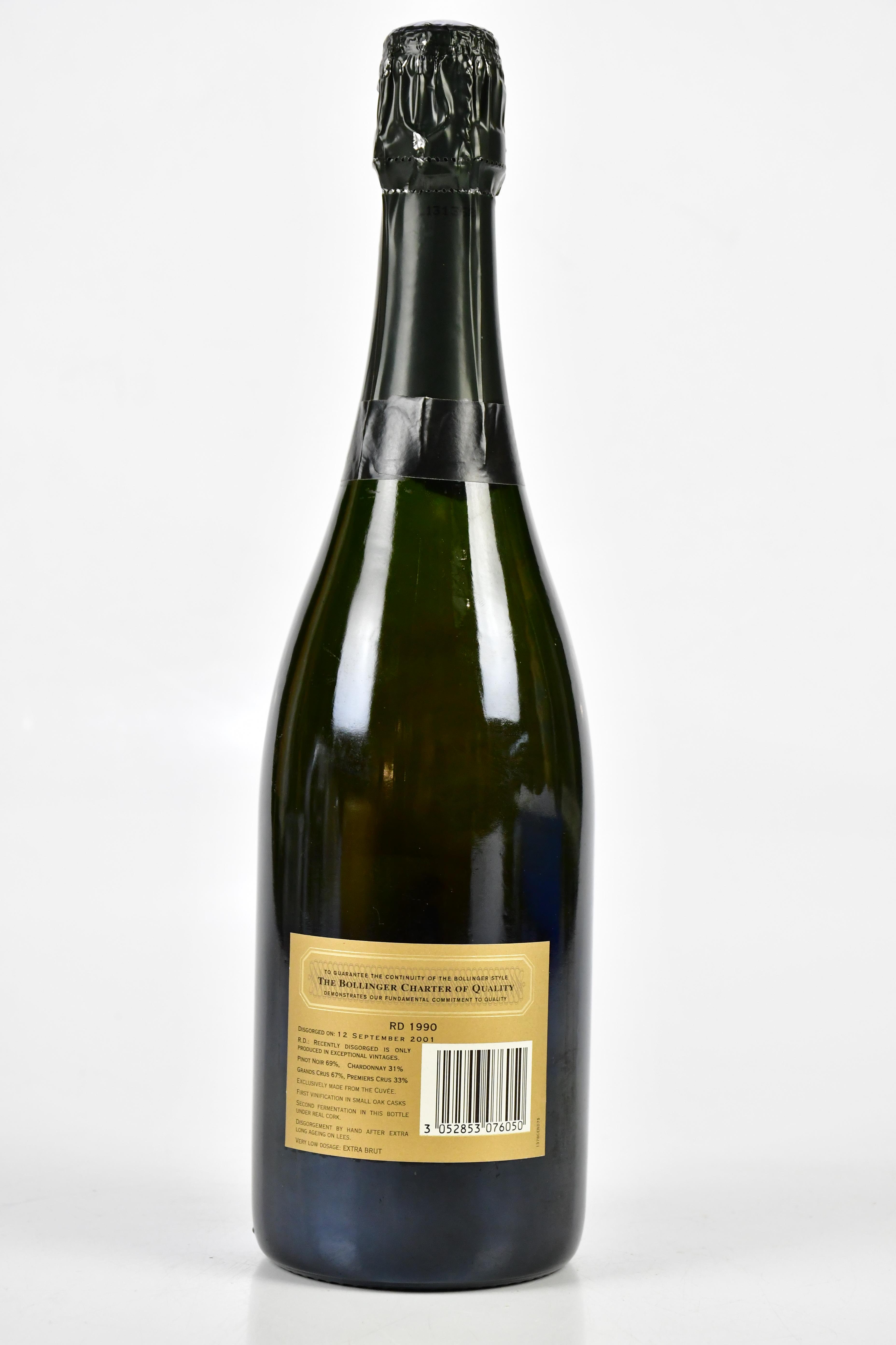 Lot 2727 - CHAMPAGNE; a bottle of Bollinger Extra Brut